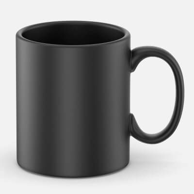 Black Matte Mug - 3D Model by frezzy