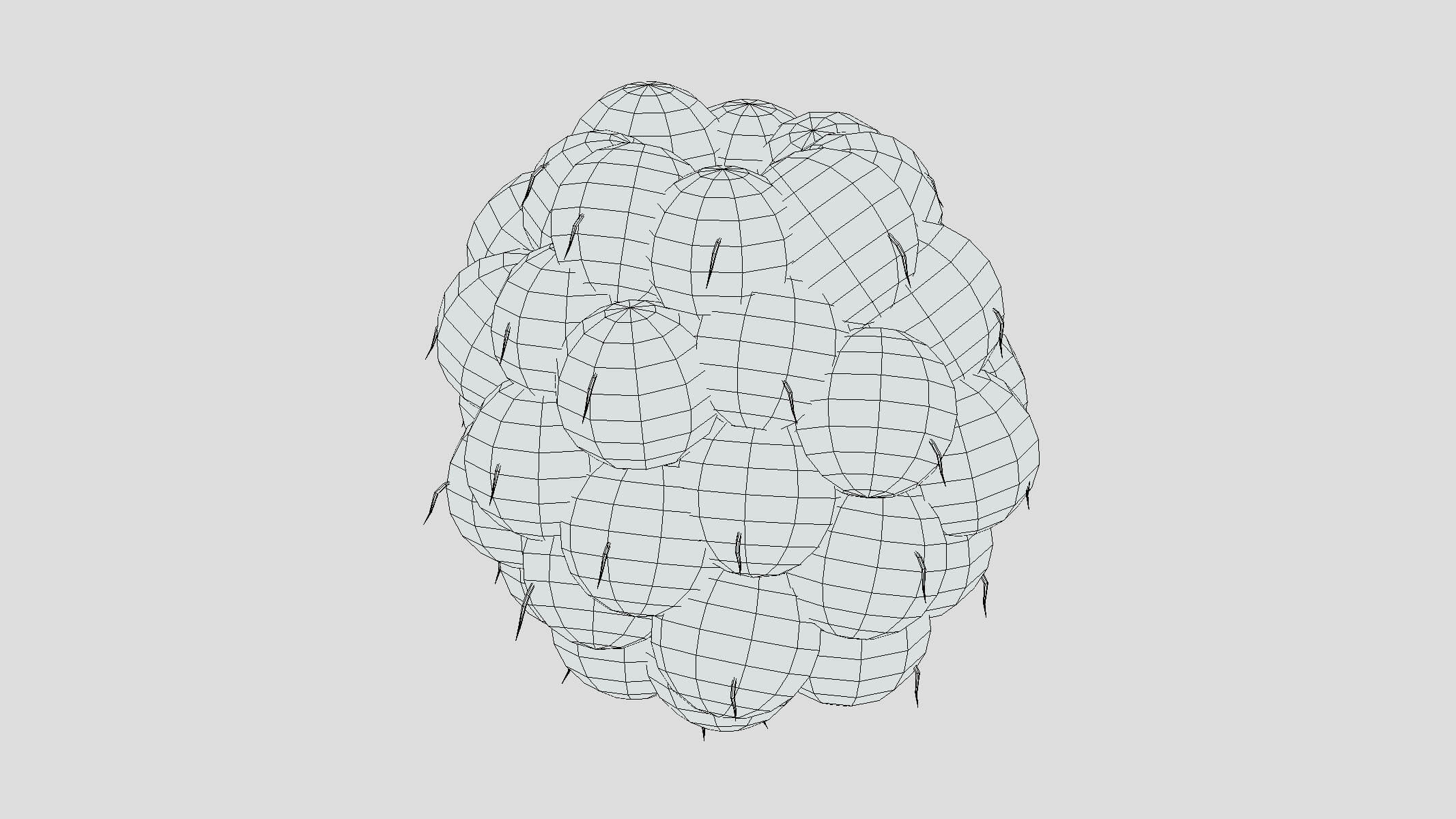 Blackberry Fruit Low Poly - 3D Model by frezzy