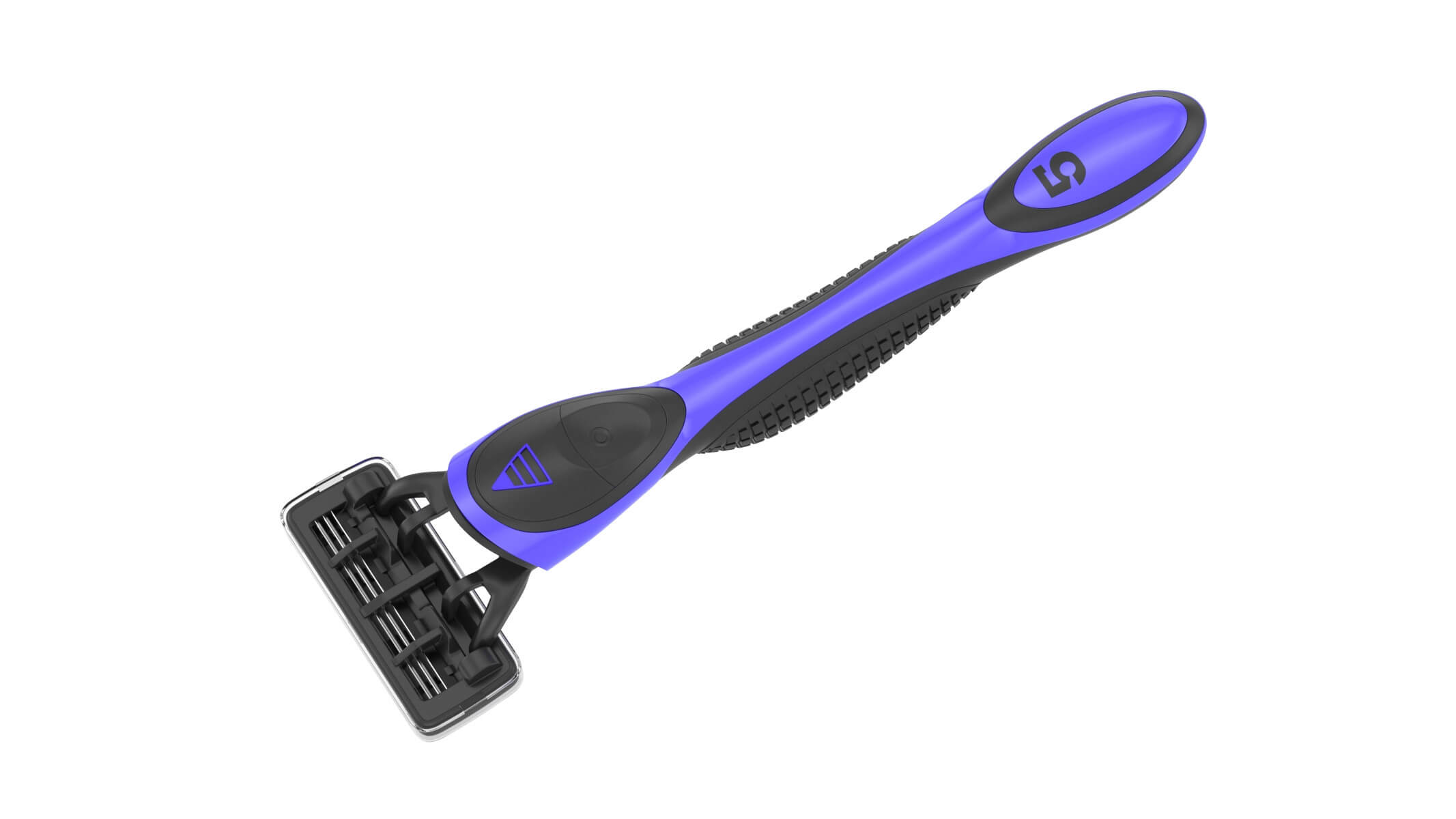 Blade Handle and Quadruple Razor - 3D Model by frezzy