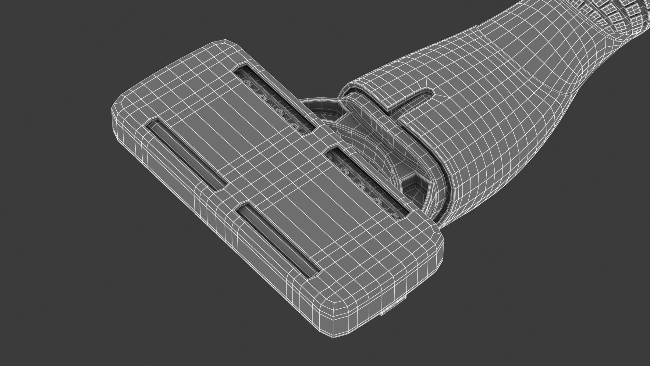 Blade Handle and Quadruple Razor - 3D Model by frezzy