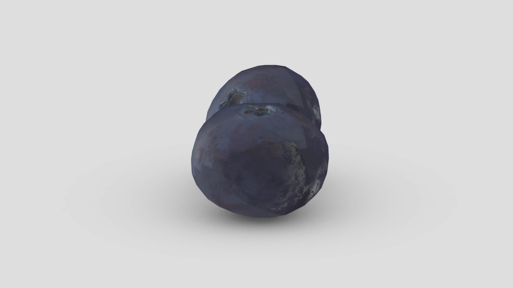 Blueberry Low Poly - 3D Model by frezzy