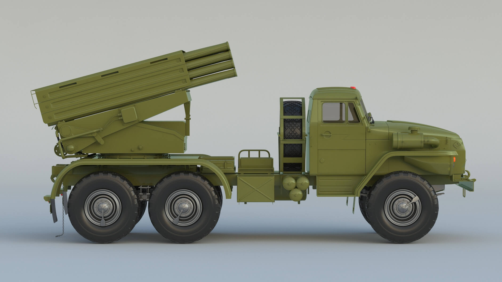 BM-21 Grad 3D Model by frezzy