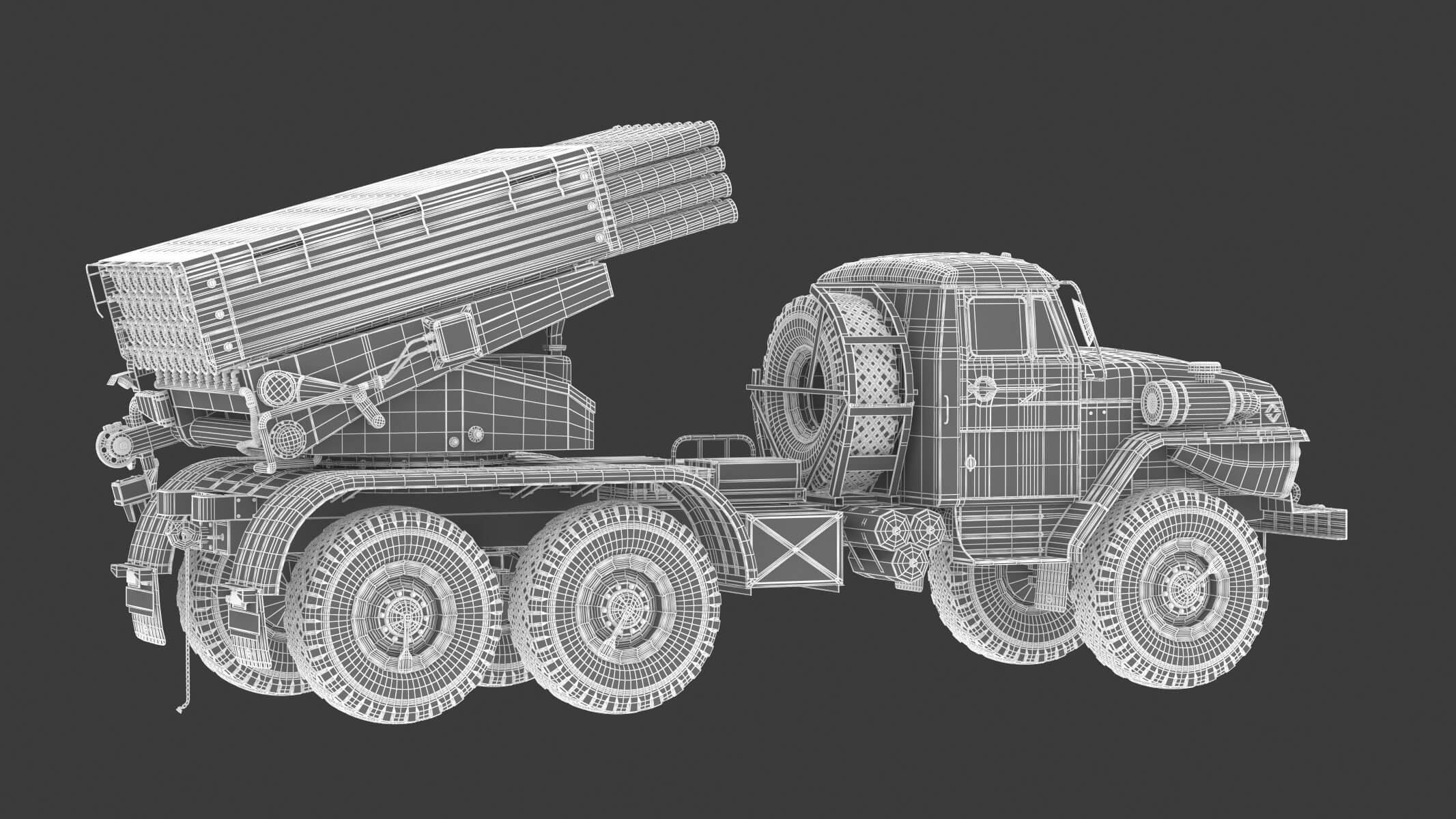 BM-21 Grad 3D Model by frezzy