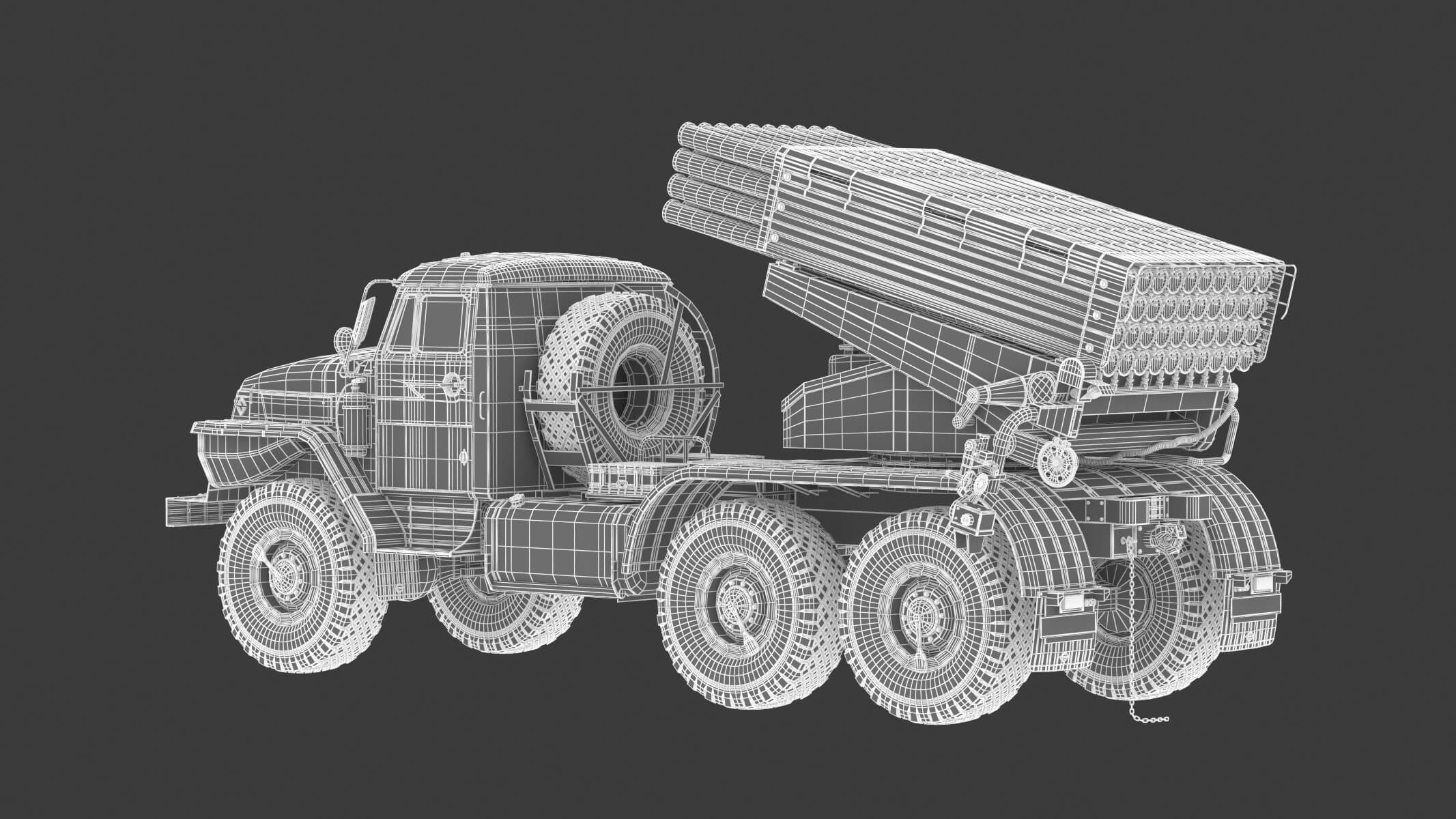 BM-21 Grad 3D Model by frezzy