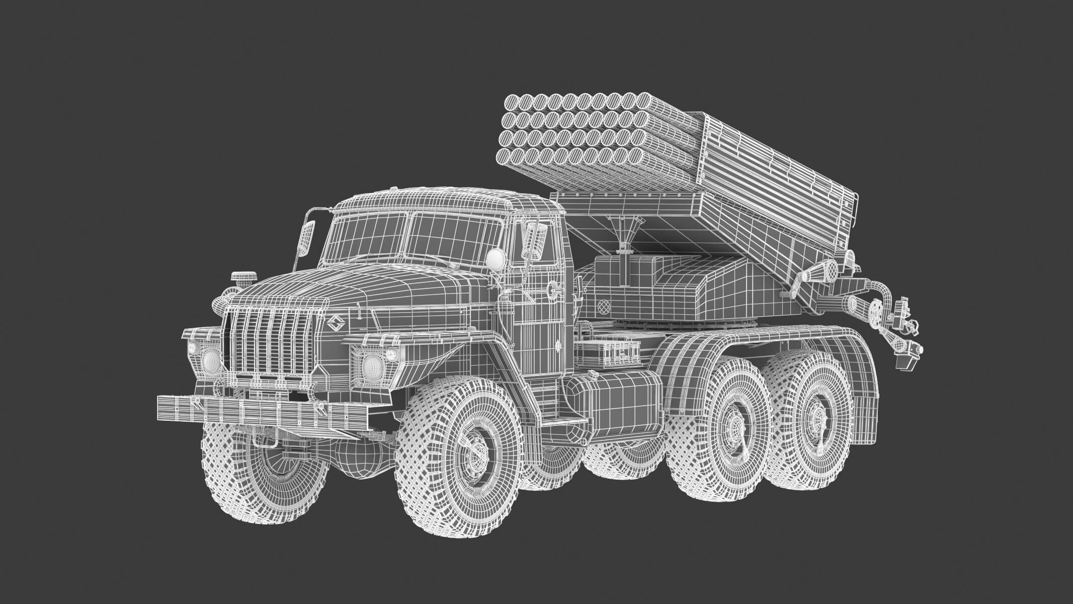 BM-21 Grad 3D Model by frezzy