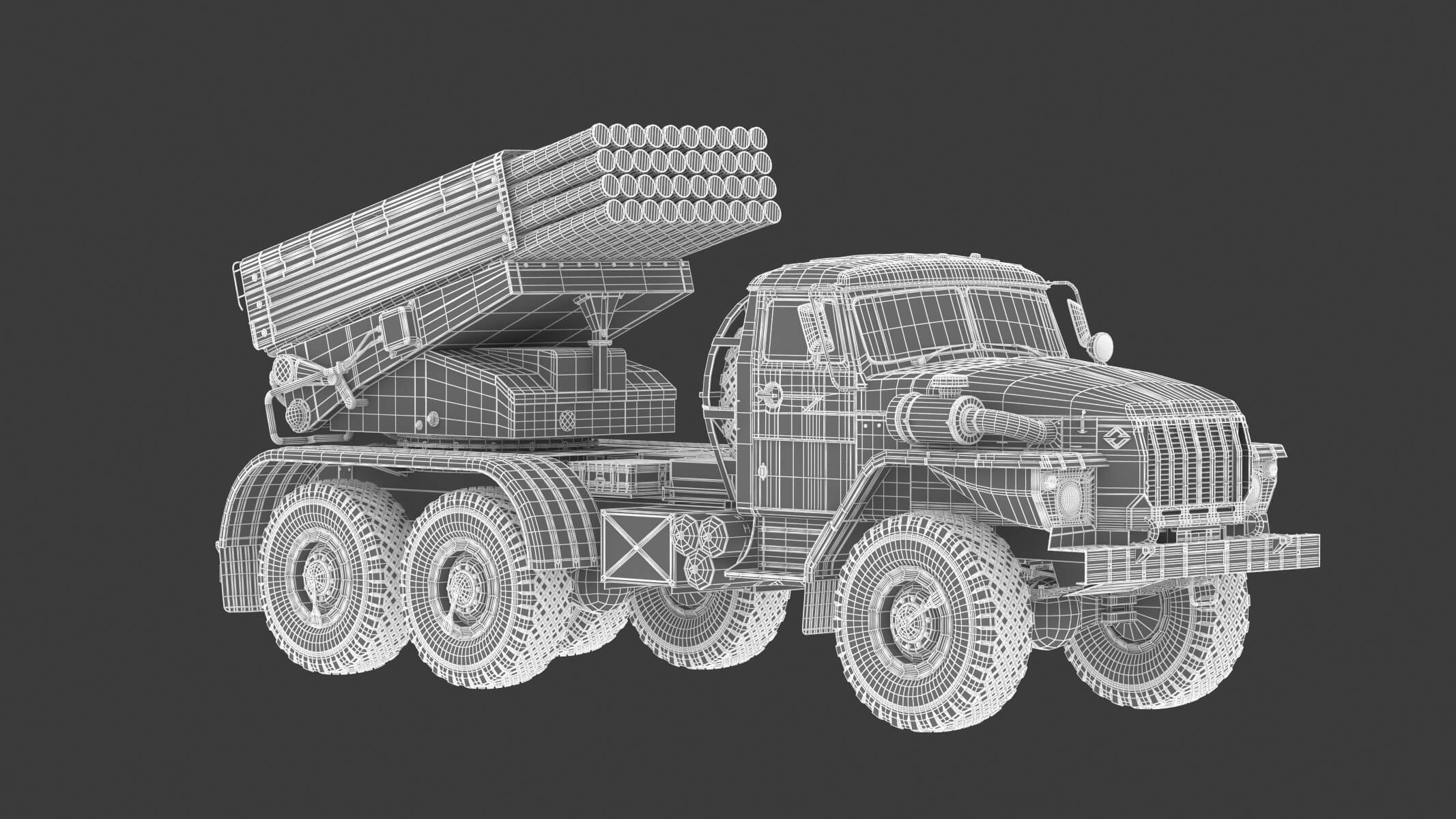 BM-21 Grad 3D Model by frezzy