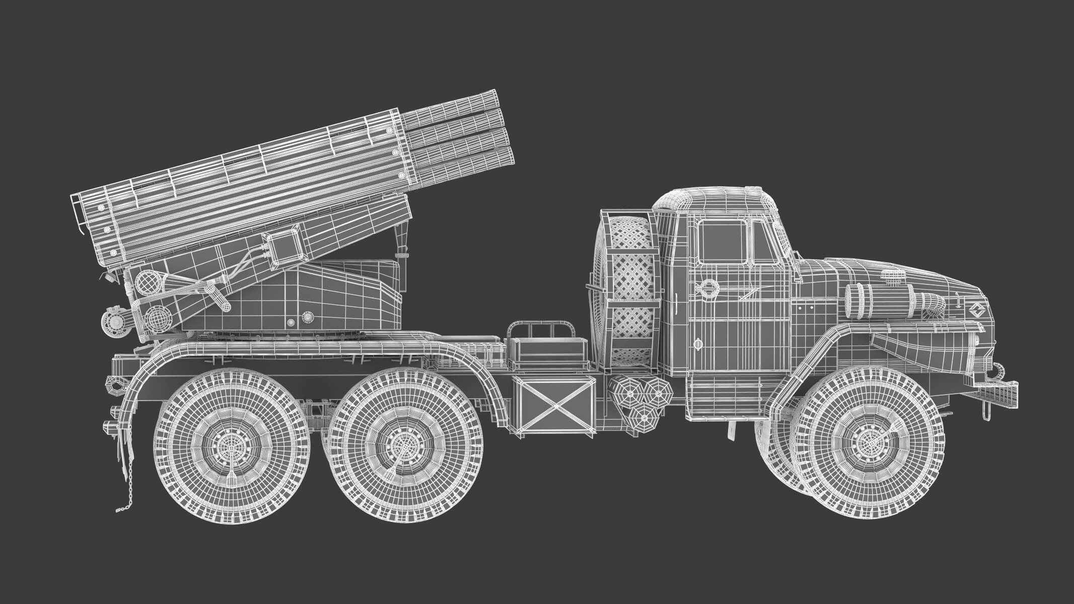 BM-21 Grad 3D Model by frezzy