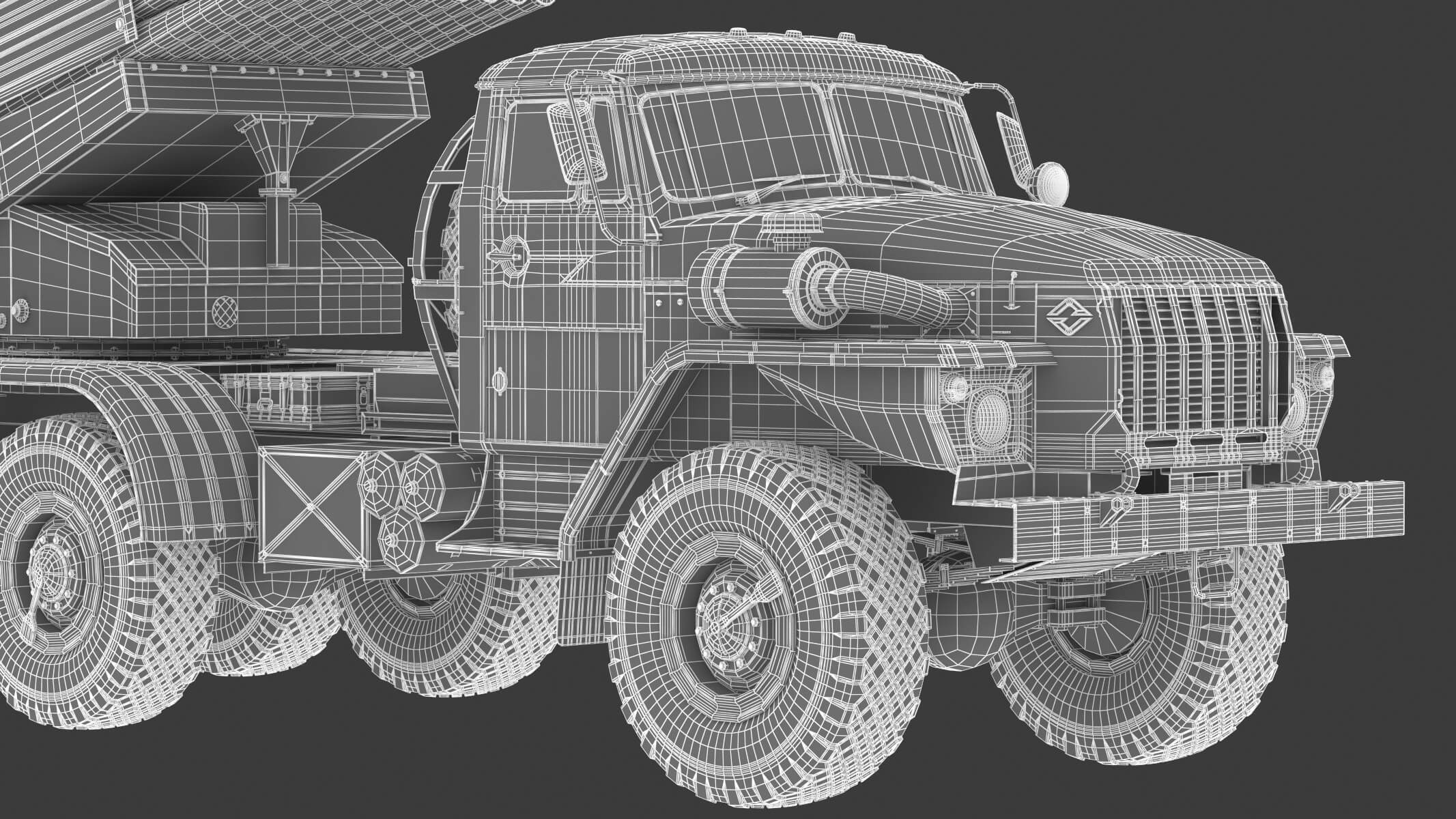 BM-21 Grad 3D Model by frezzy