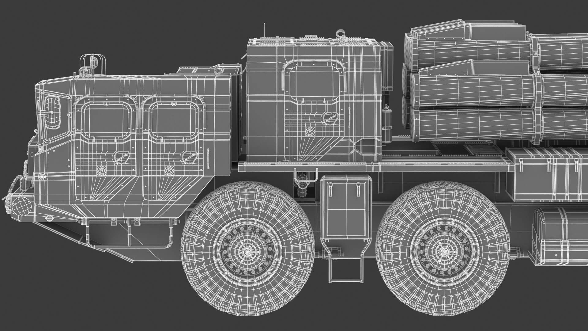 BM 30 Smerch Rocket Launcher Camouflage - 3D Model by frezzy