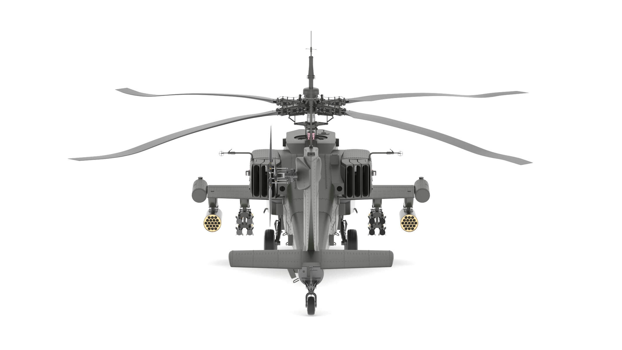 Boeing AH-64 Apache 3D Model by frezzy