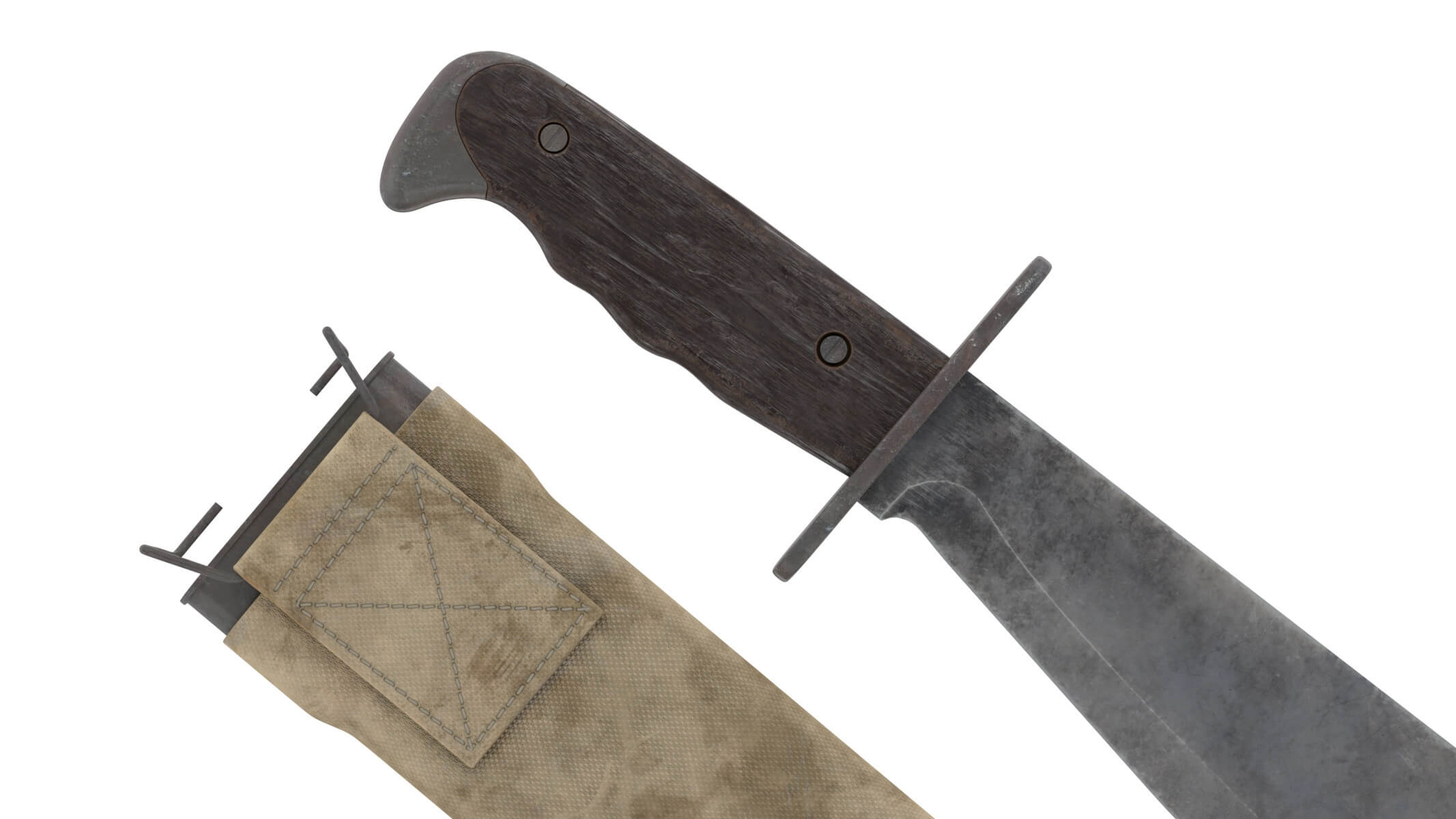 Bolo Knife - 3D Model by frezzy