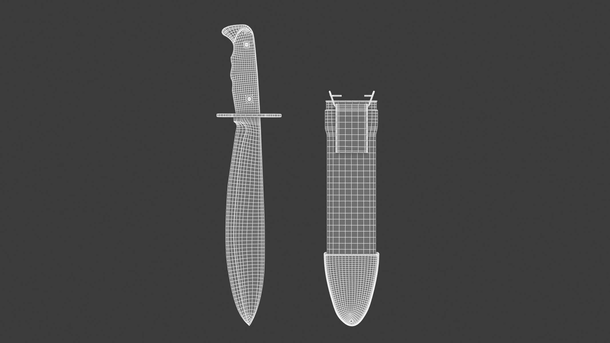 Bolo Knife - 3D Model by frezzy