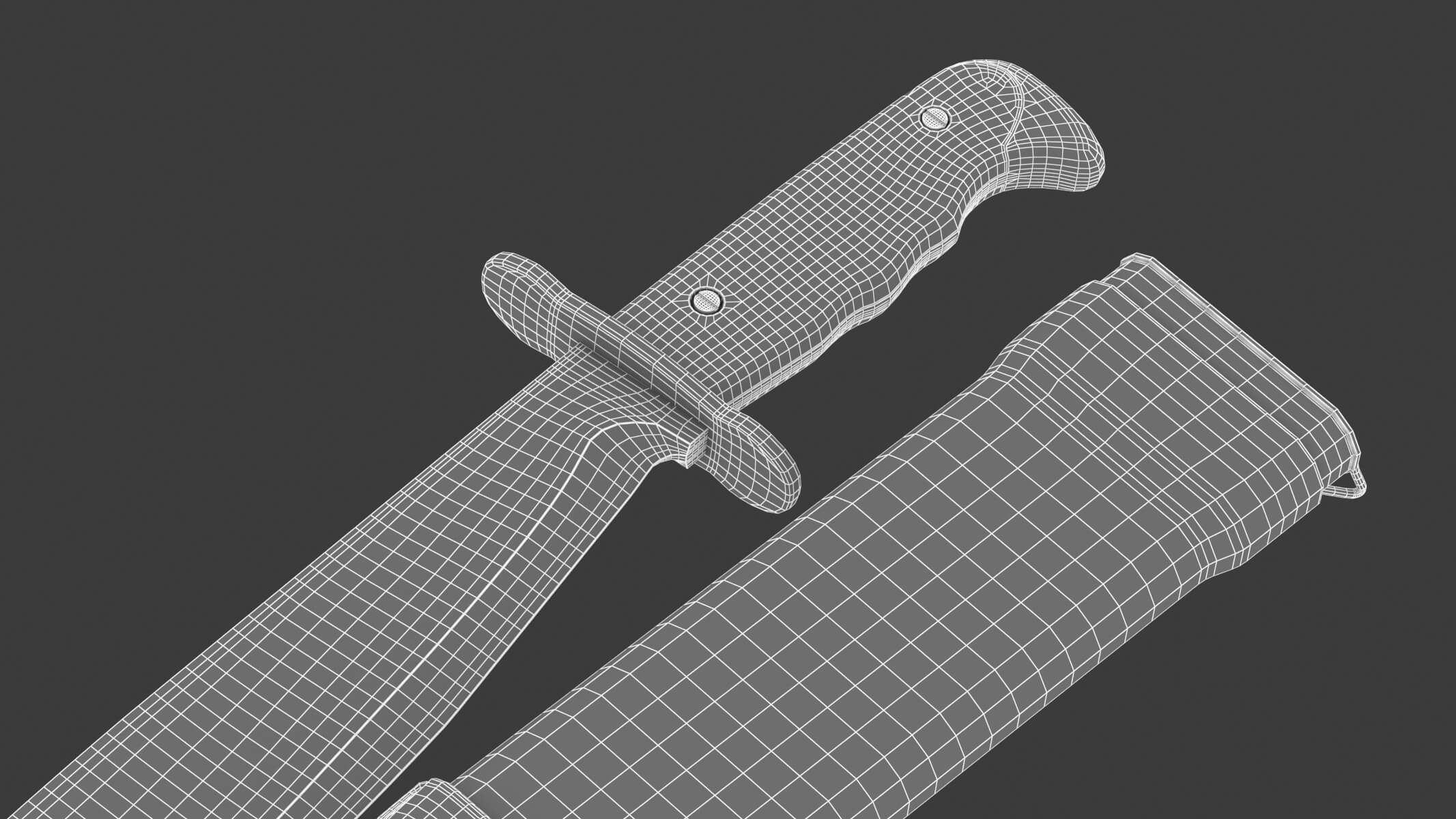 Bolo Knife - 3D Model by frezzy
