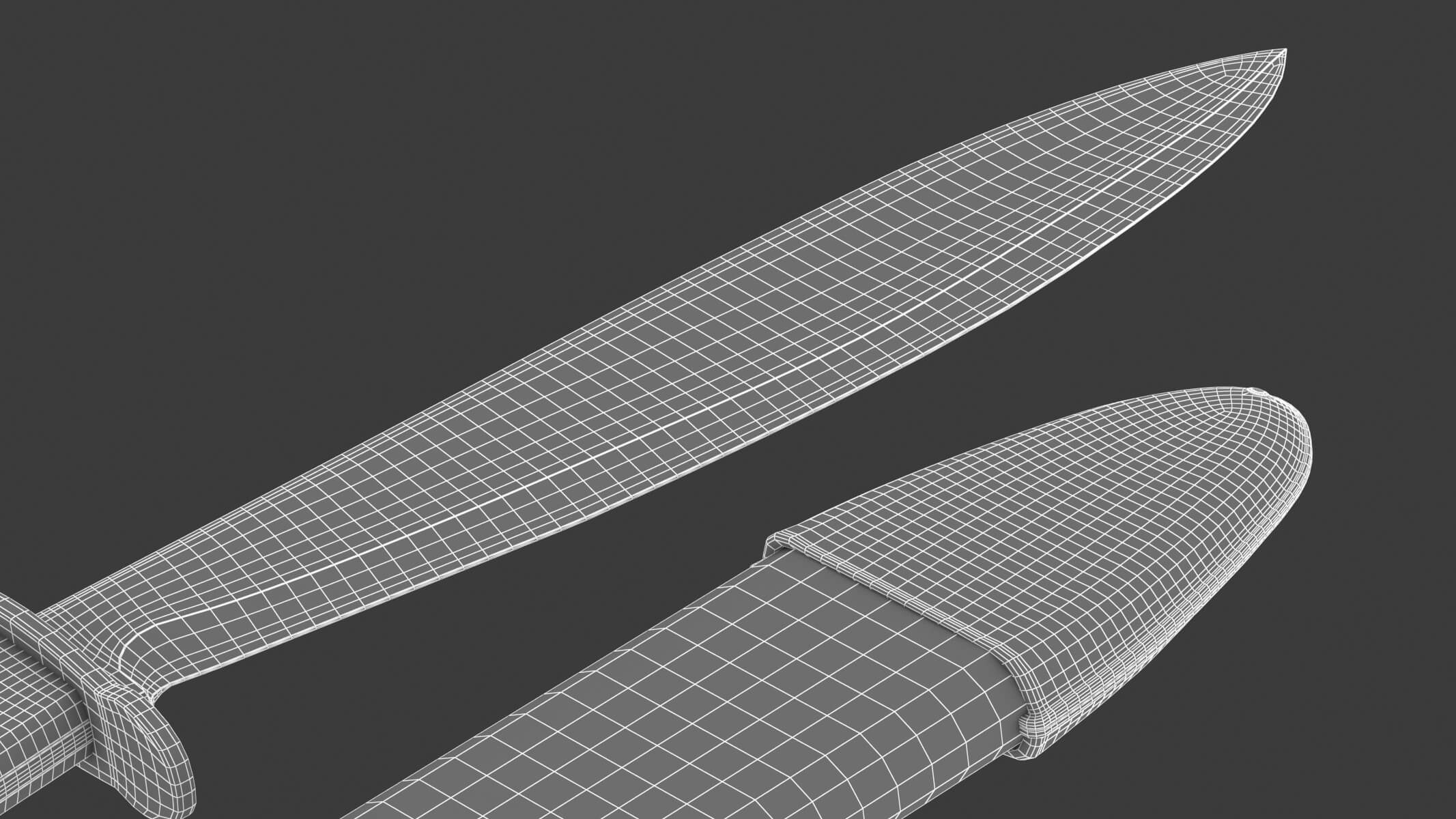 Bolo Knife - 3D Model by frezzy