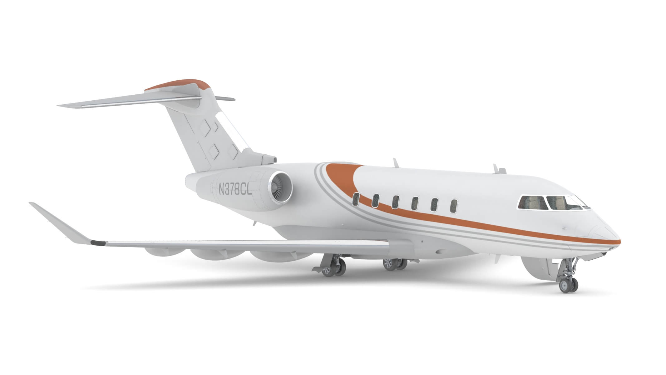 Bombardier Challenger 350 - 3D Model by frezzy