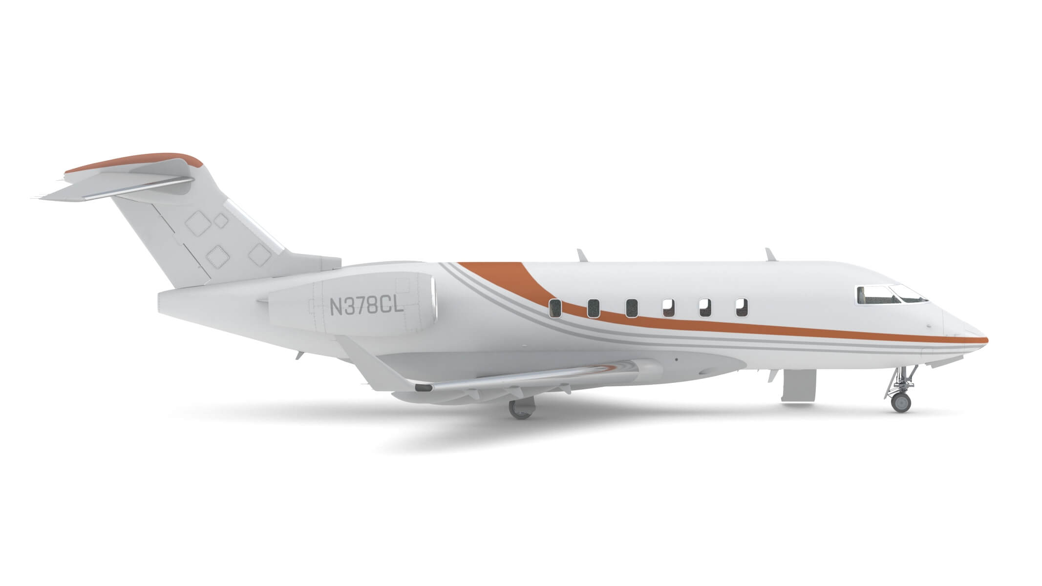 Bombardier Challenger 350 - 3D Model by frezzy
