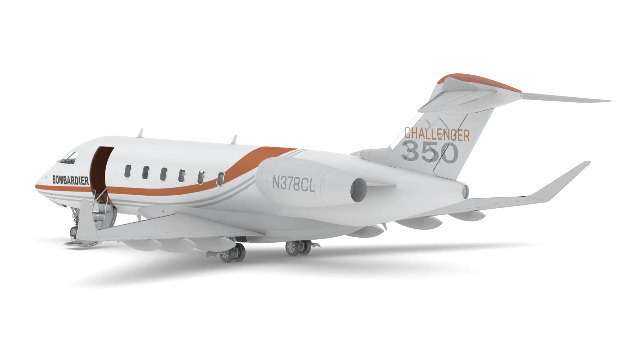 Bombardier Challenger 350 - 3D Model by frezzy