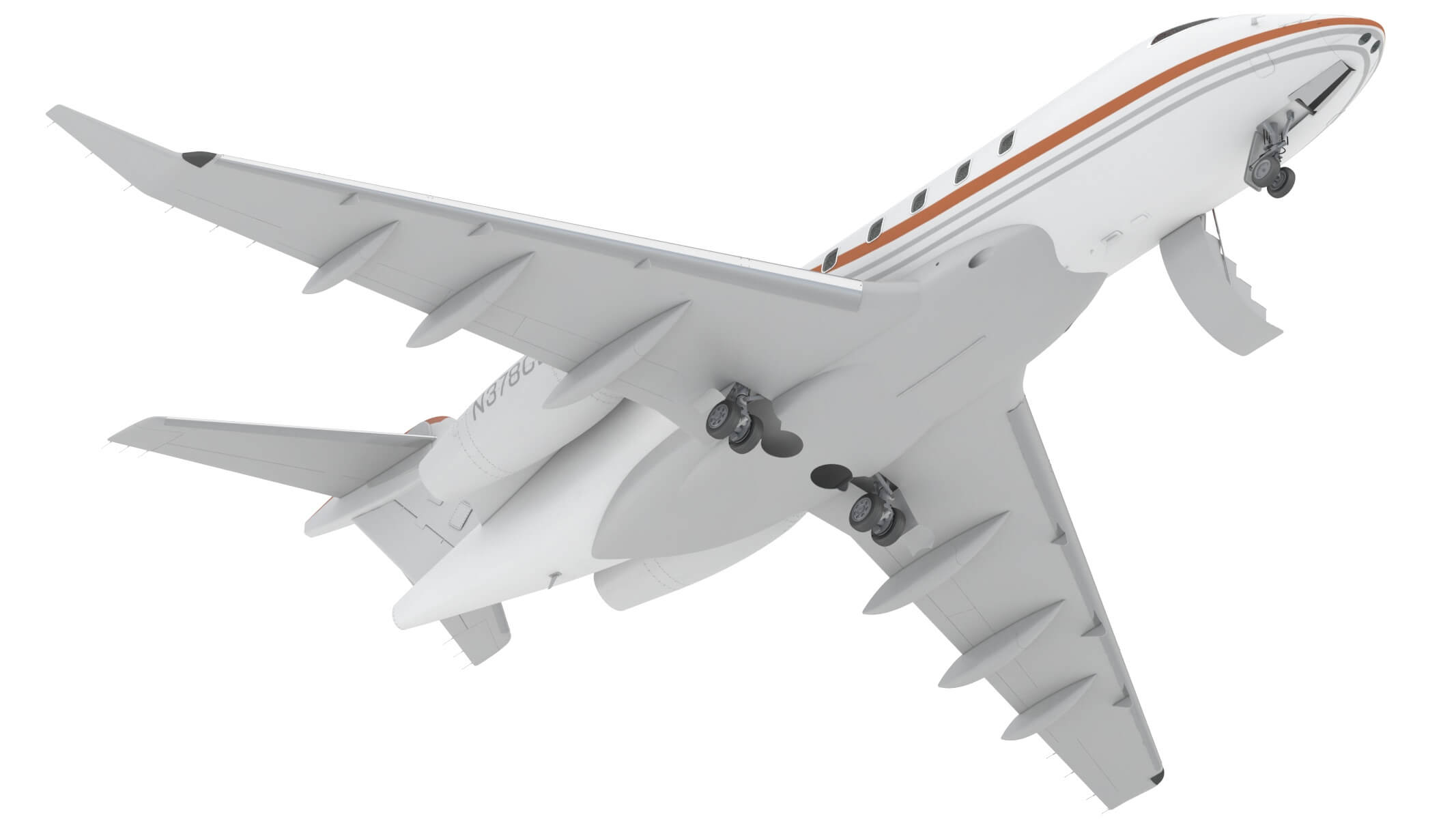 Bombardier Challenger 350 - 3D Model by frezzy
