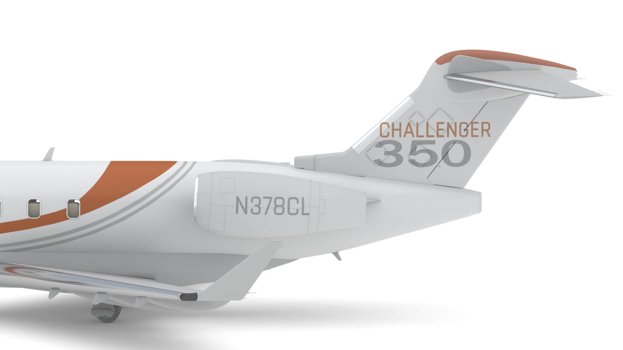 Bombardier Challenger 350 - 3D Model by frezzy