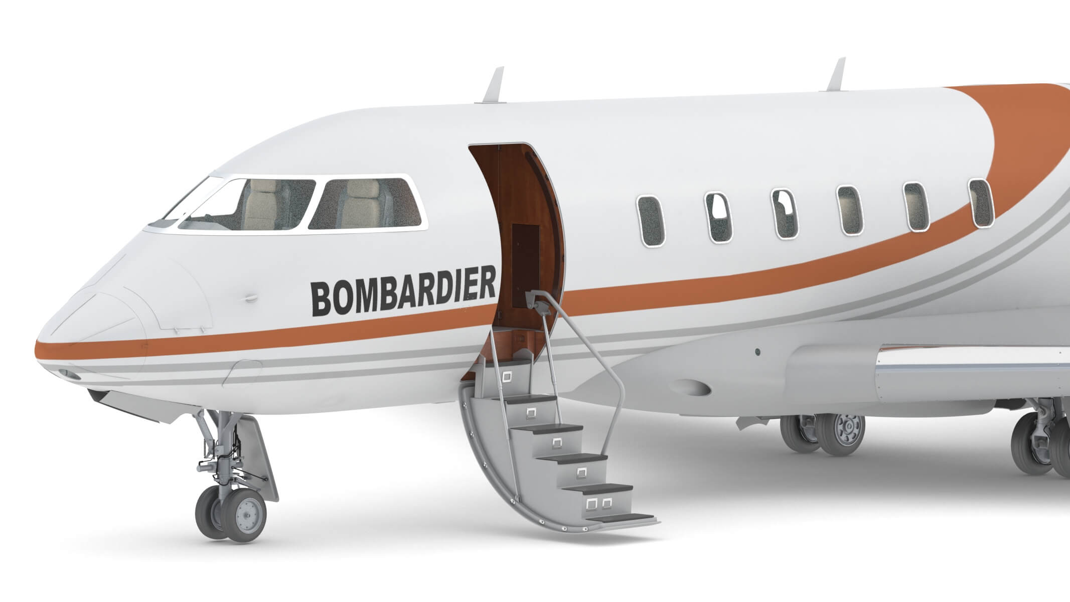 Bombardier Challenger 350 - 3D Model by frezzy