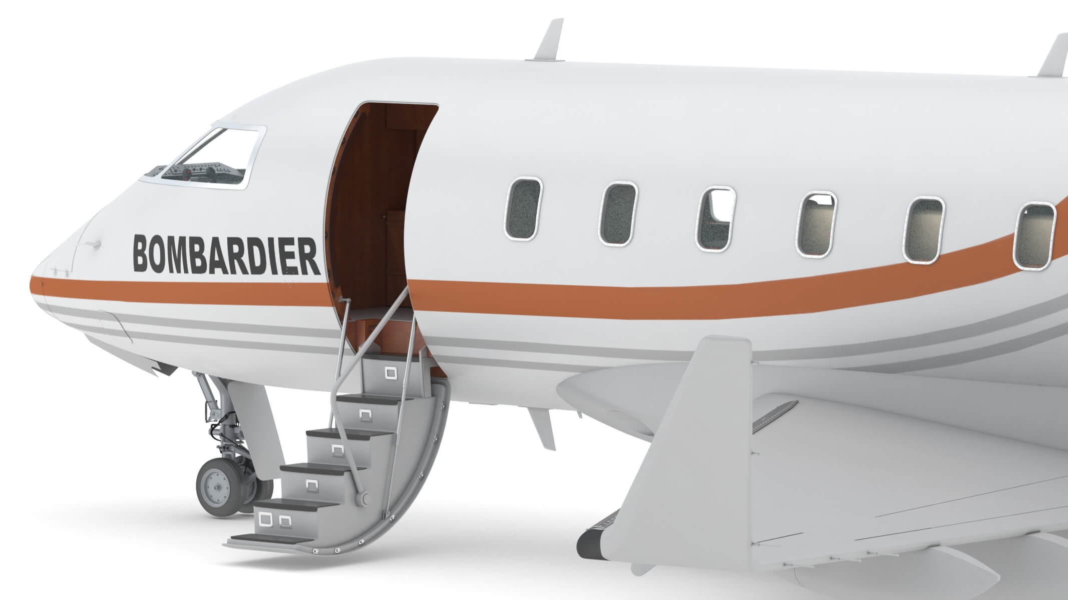 Bombardier Challenger 350 - 3D Model by frezzy