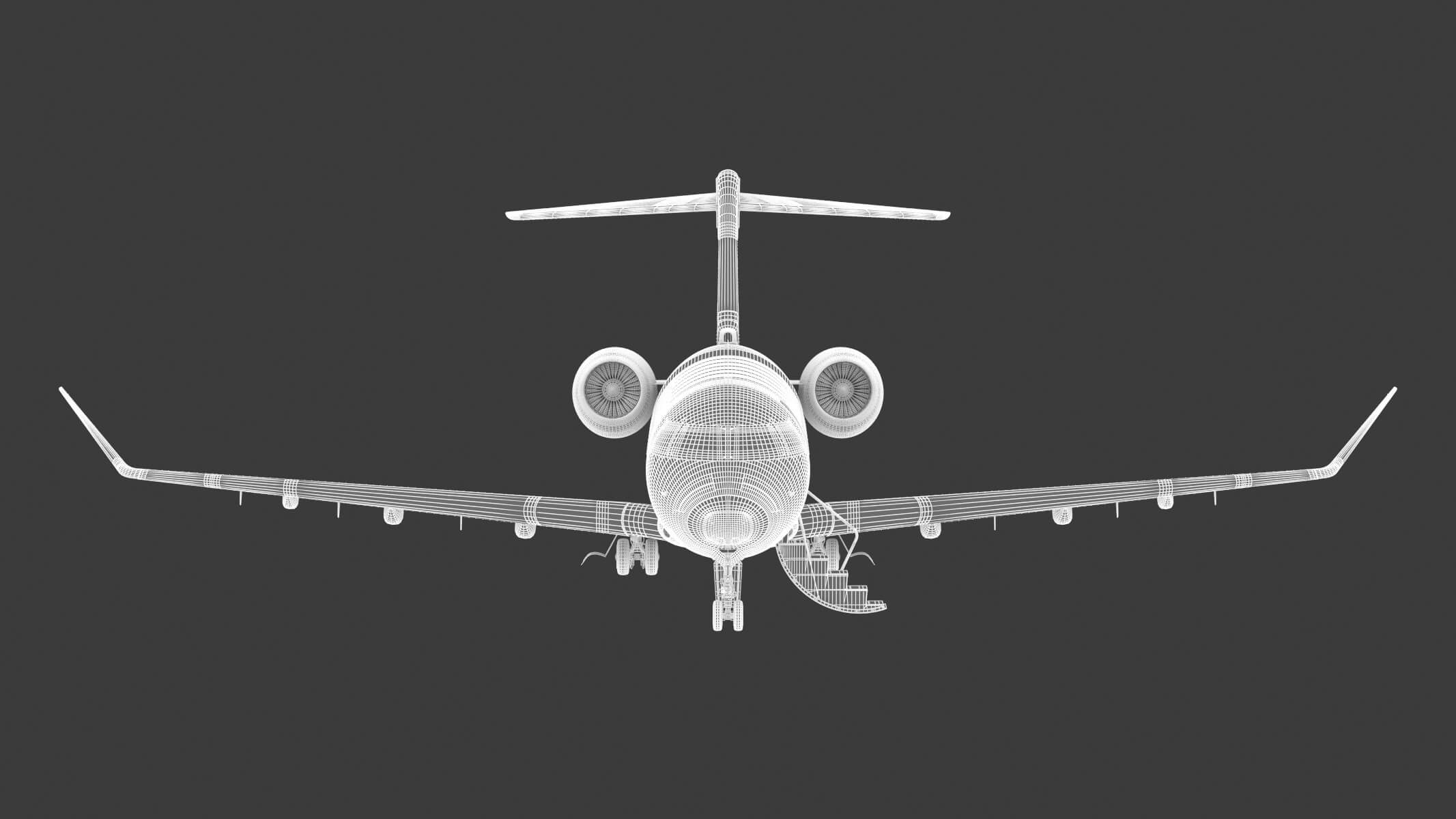 Bombardier Challenger 350 - 3D Model by frezzy