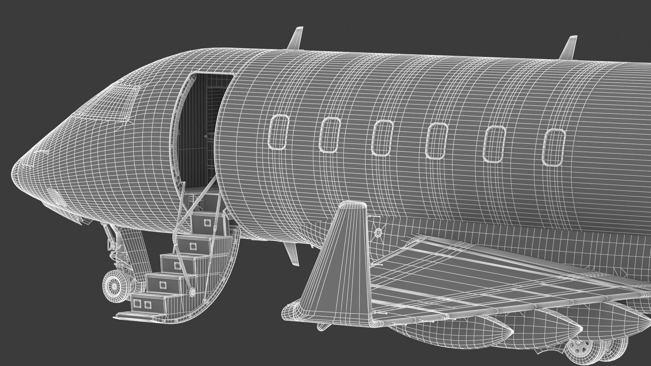 Bombardier Challenger 350 - 3D Model by frezzy