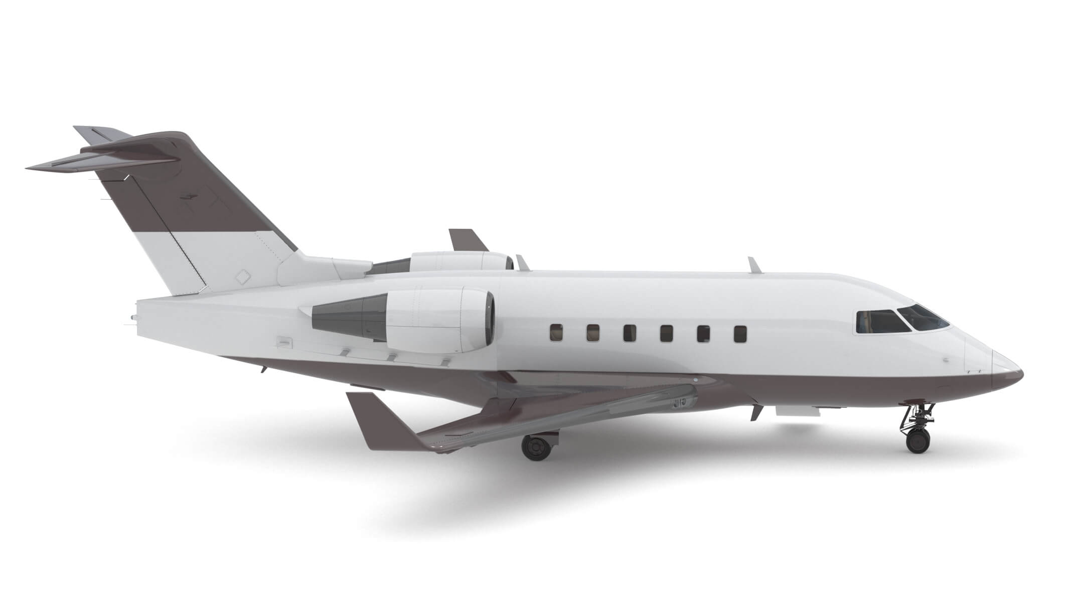 Bombardier Challenger 600 - 3D Model by frezzy