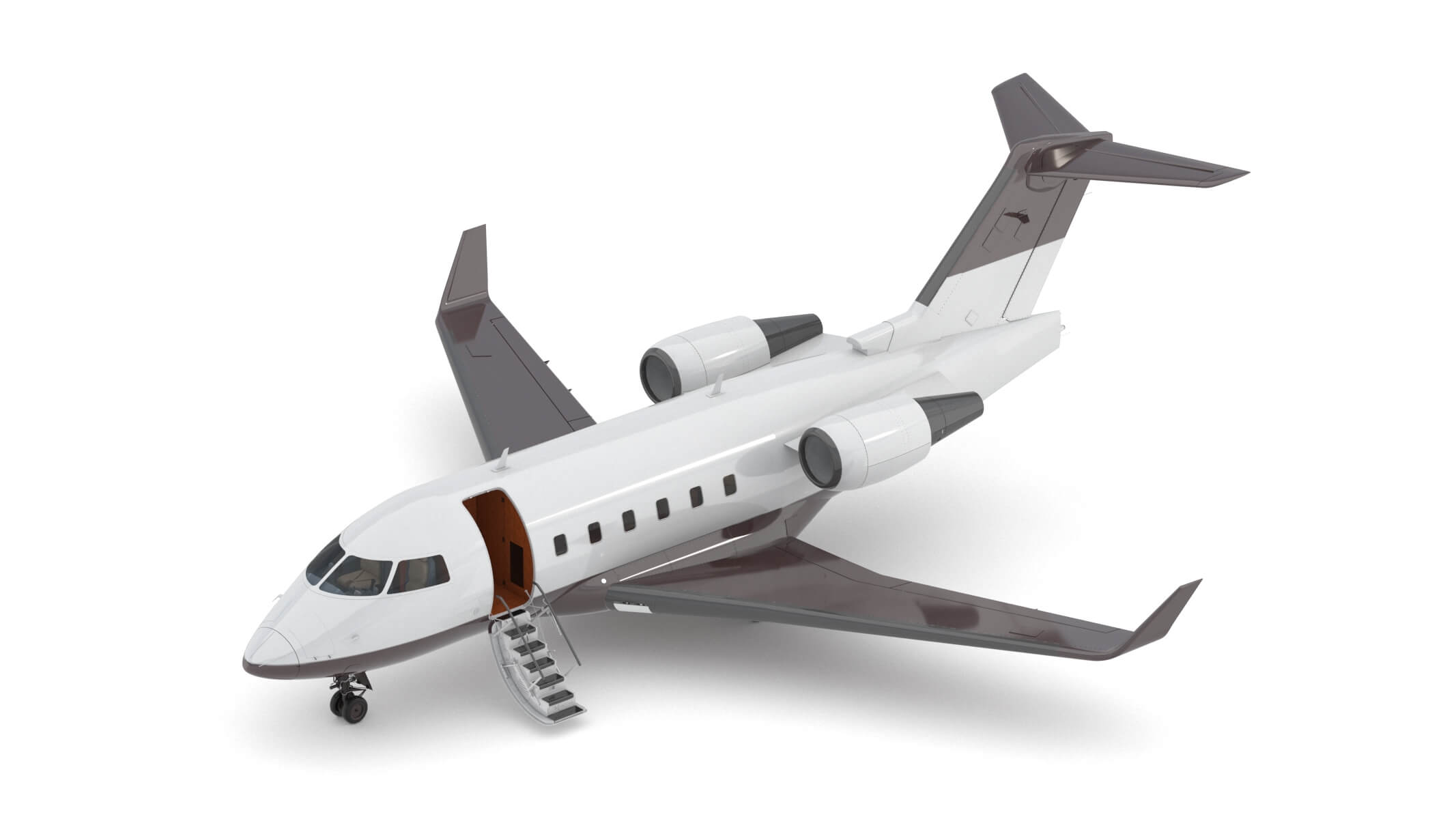 Bombardier Challenger 600 - 3D Model by frezzy