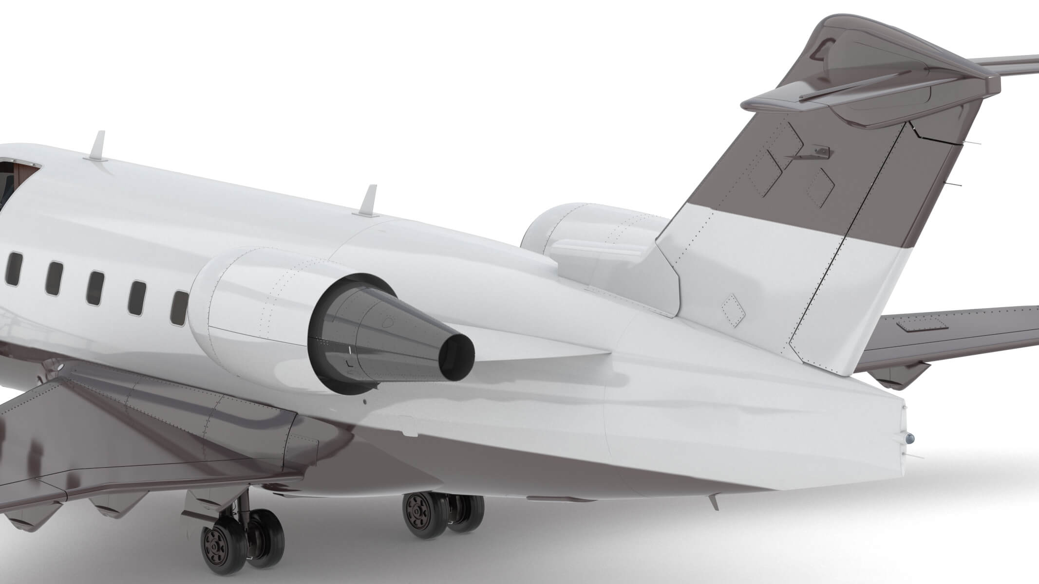 Bombardier Challenger 600 - 3D Model by frezzy