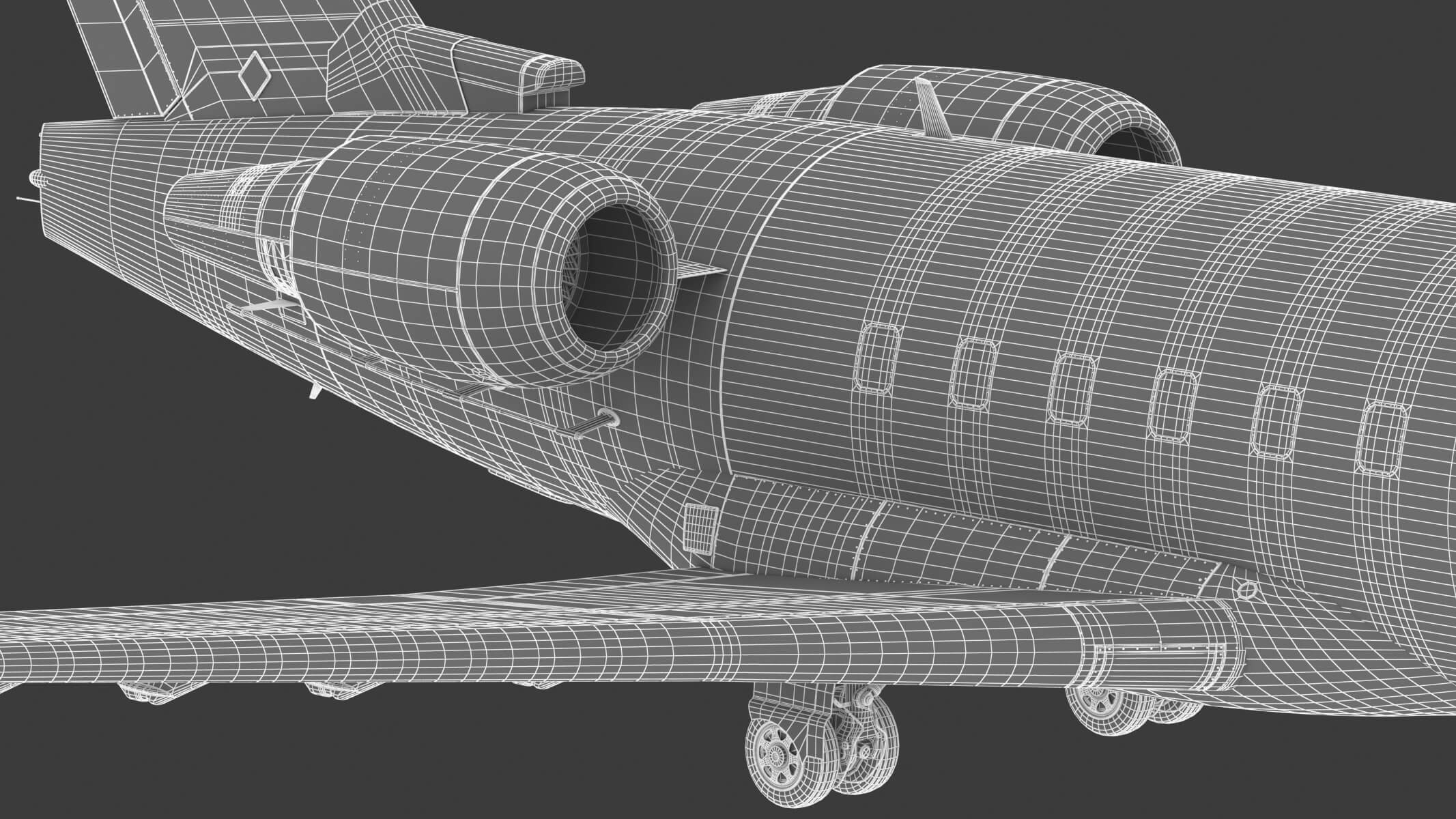 Bombardier Challenger 600 - 3D Model by frezzy