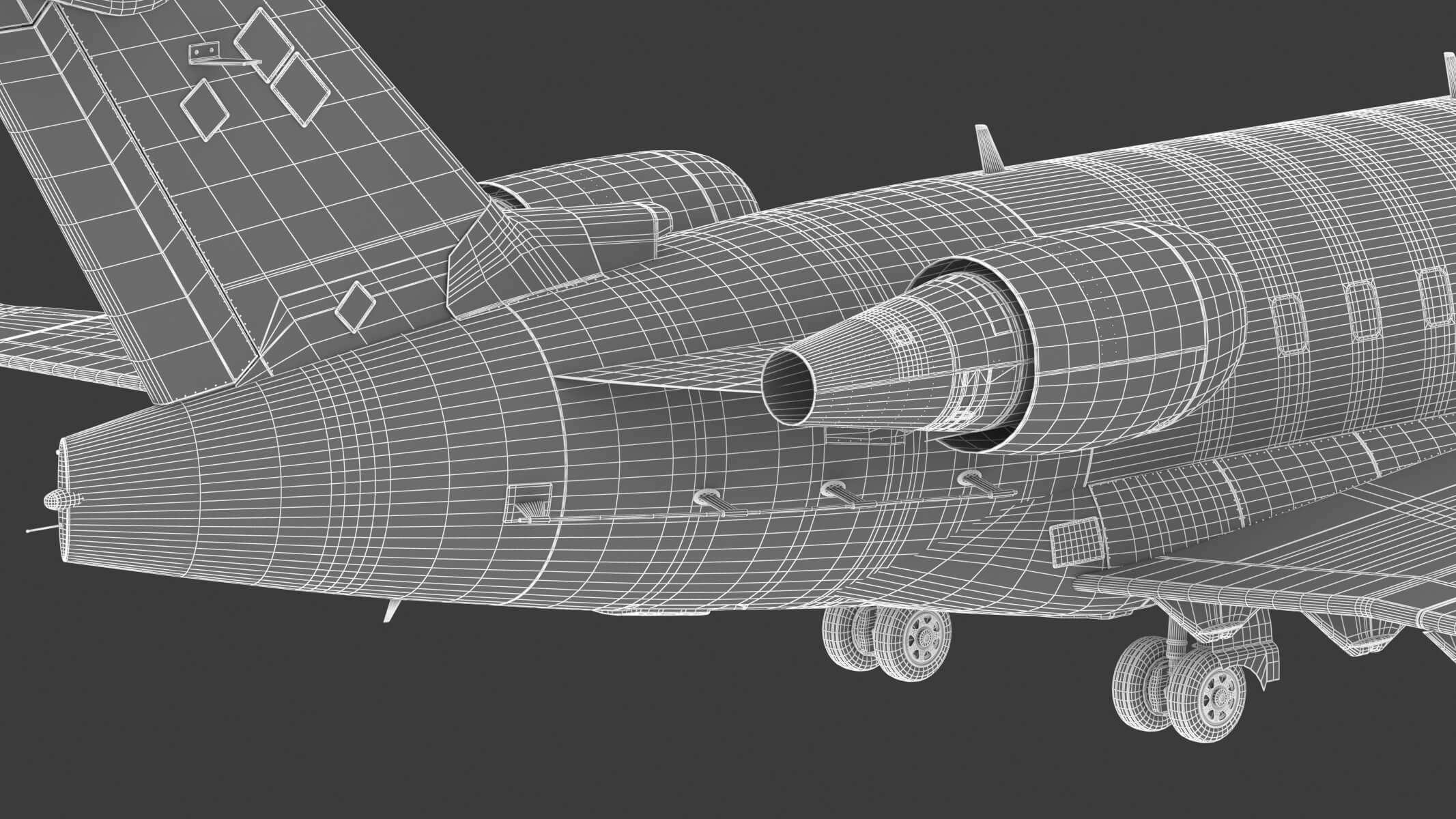 Bombardier Challenger 600 - 3D Model by frezzy