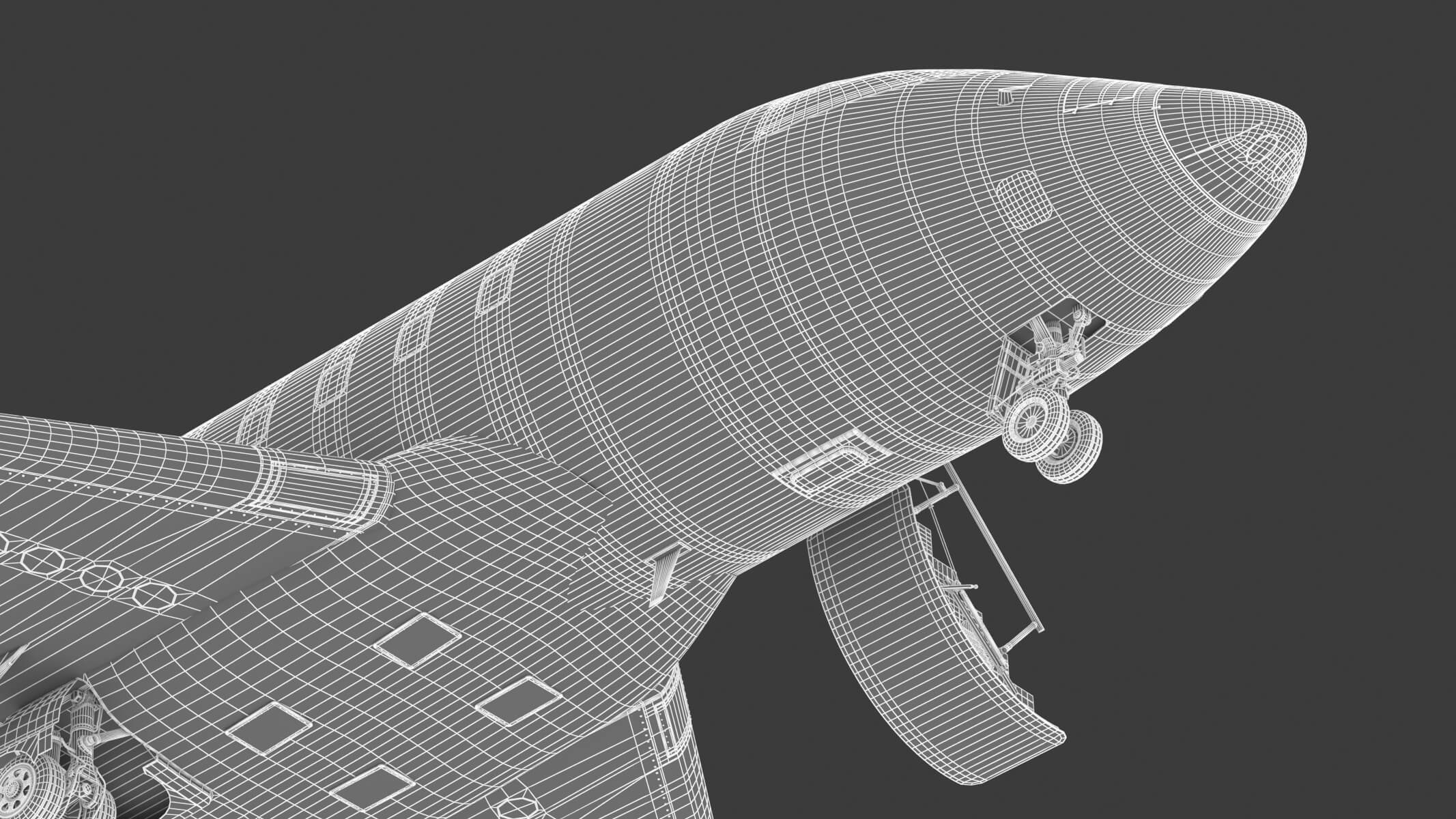 Bombardier Challenger 600 - 3D Model by frezzy