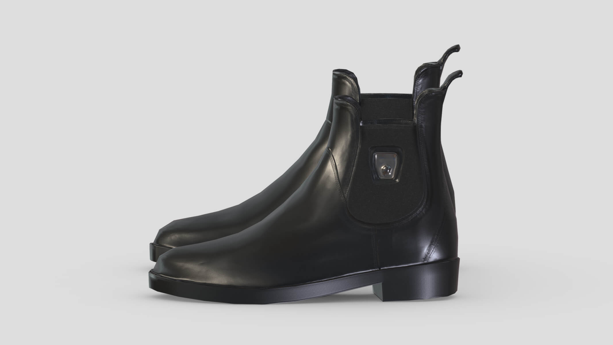 Boots Low Poly - 3D Model by frezzy