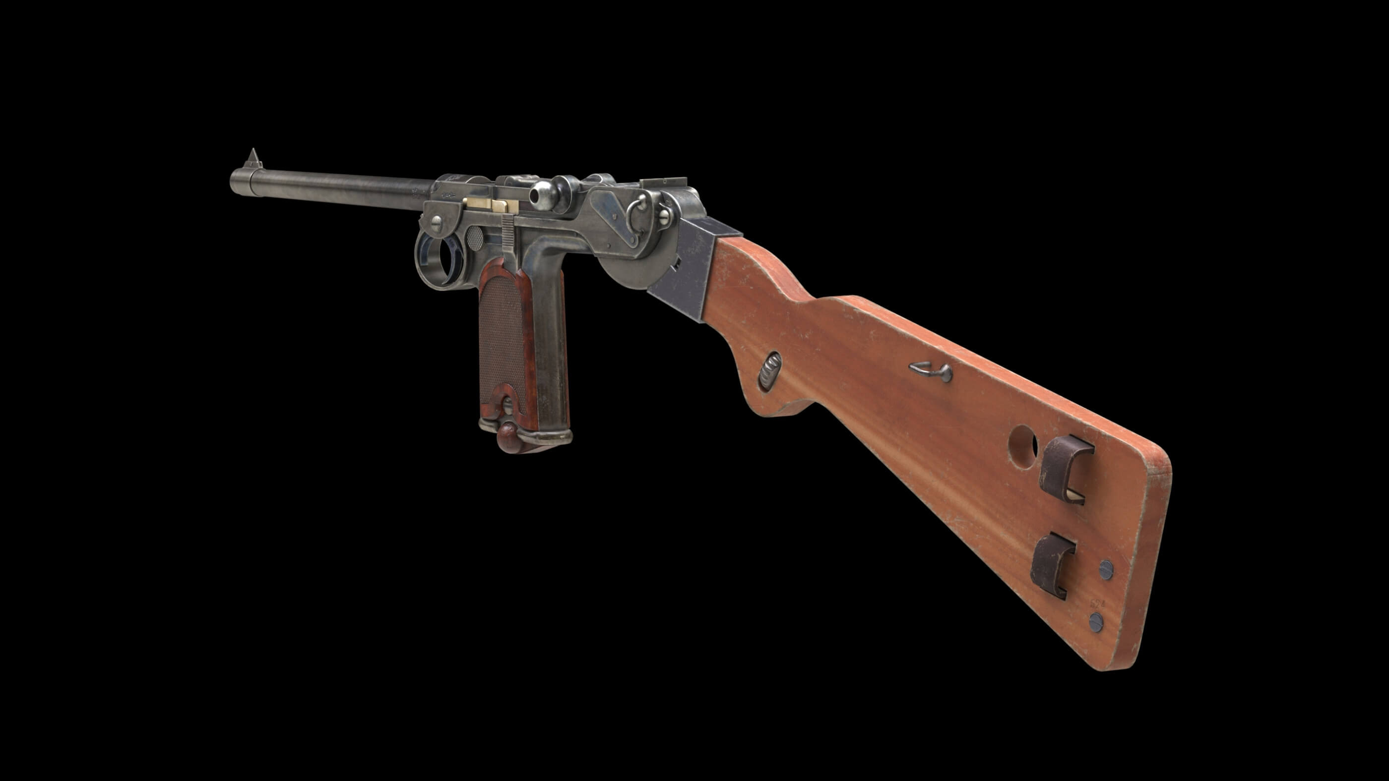 Borchardt C-93 3D Model by frezzy