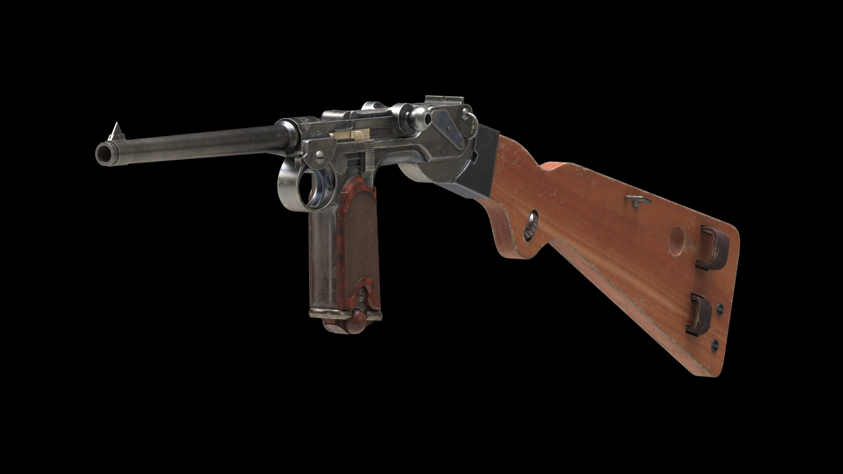 Borchardt C-93 3D Model by frezzy