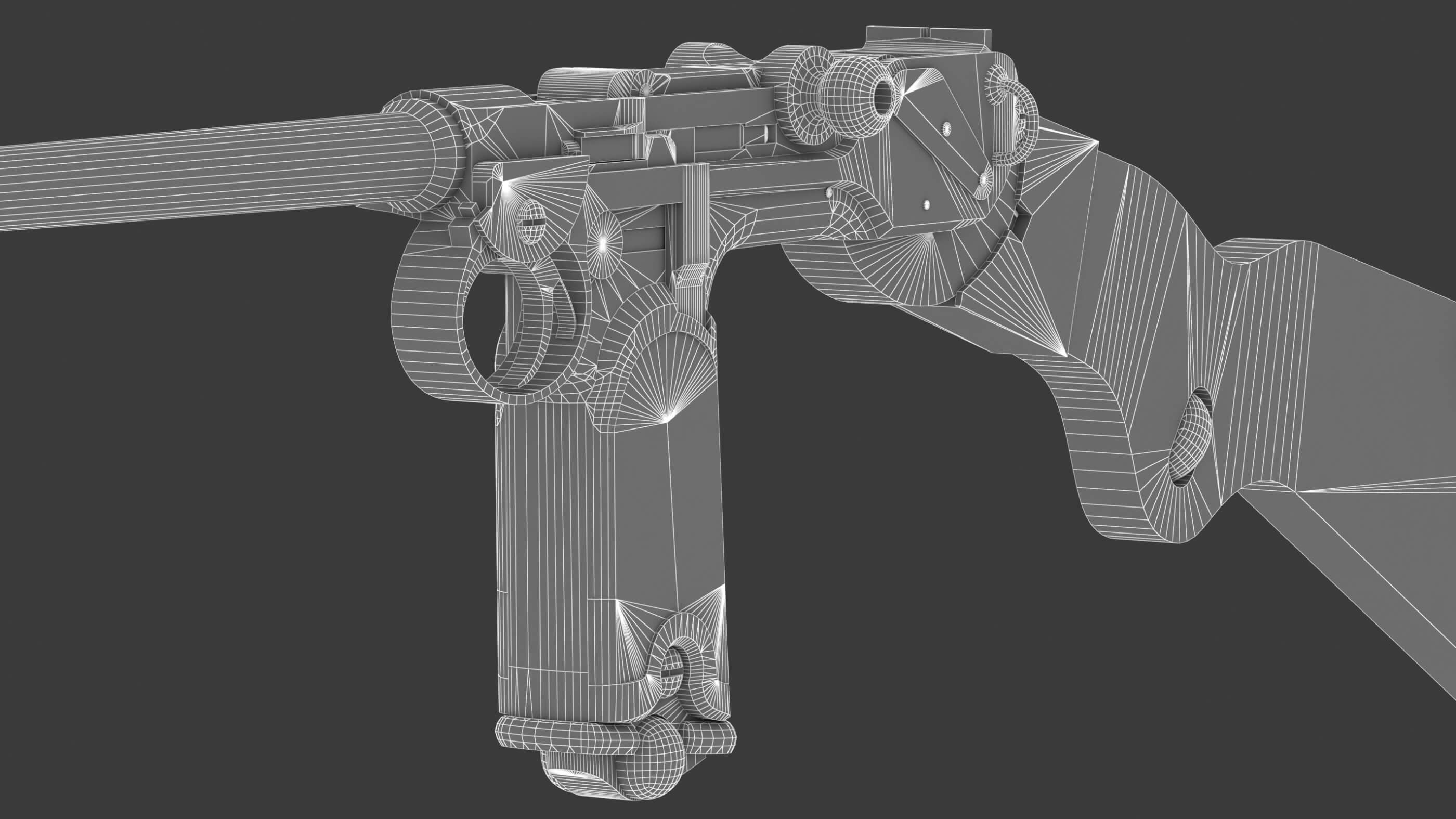 Borchardt C-93 3D Model by frezzy