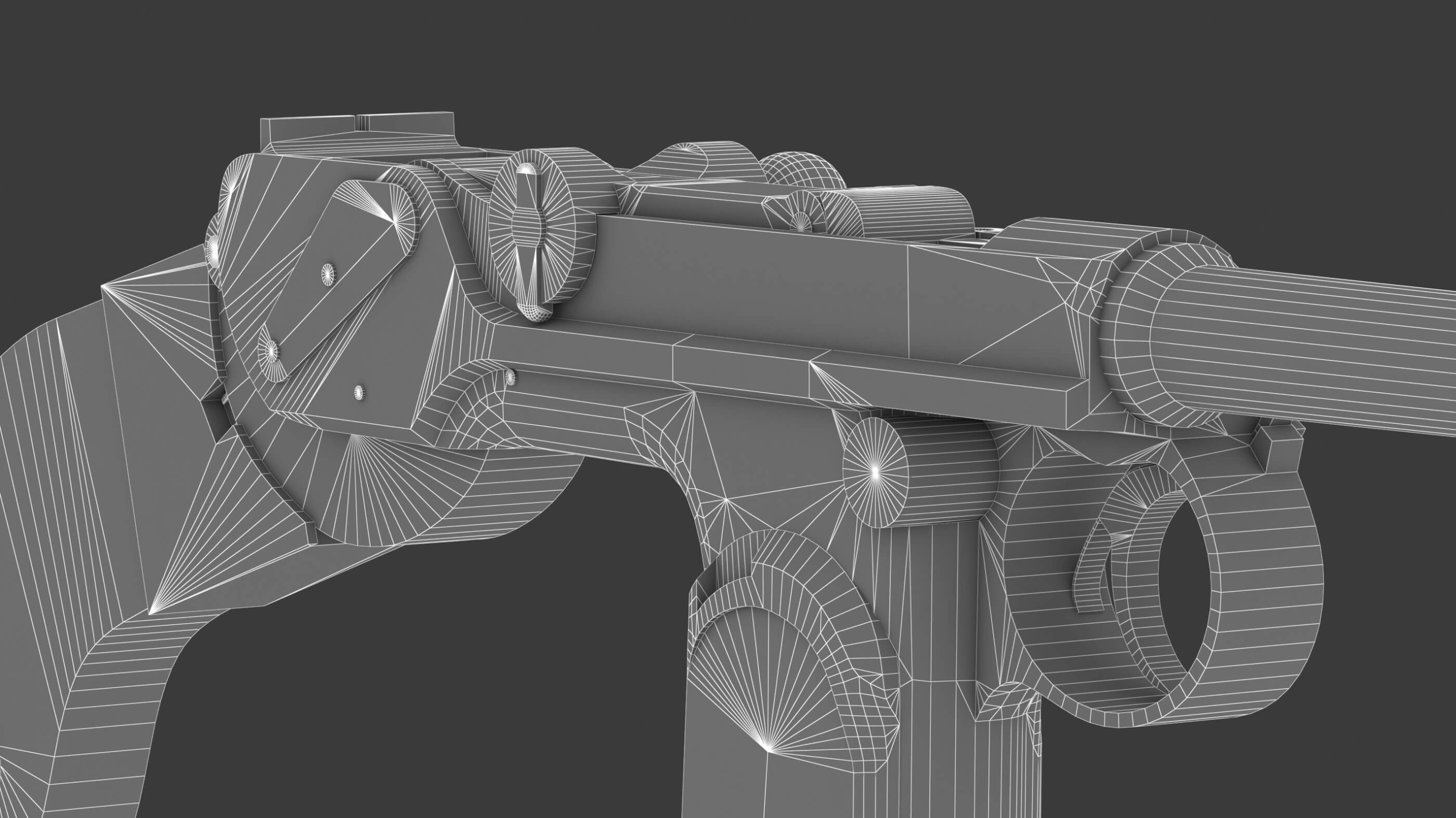 Borchardt C-93 3D Model by frezzy