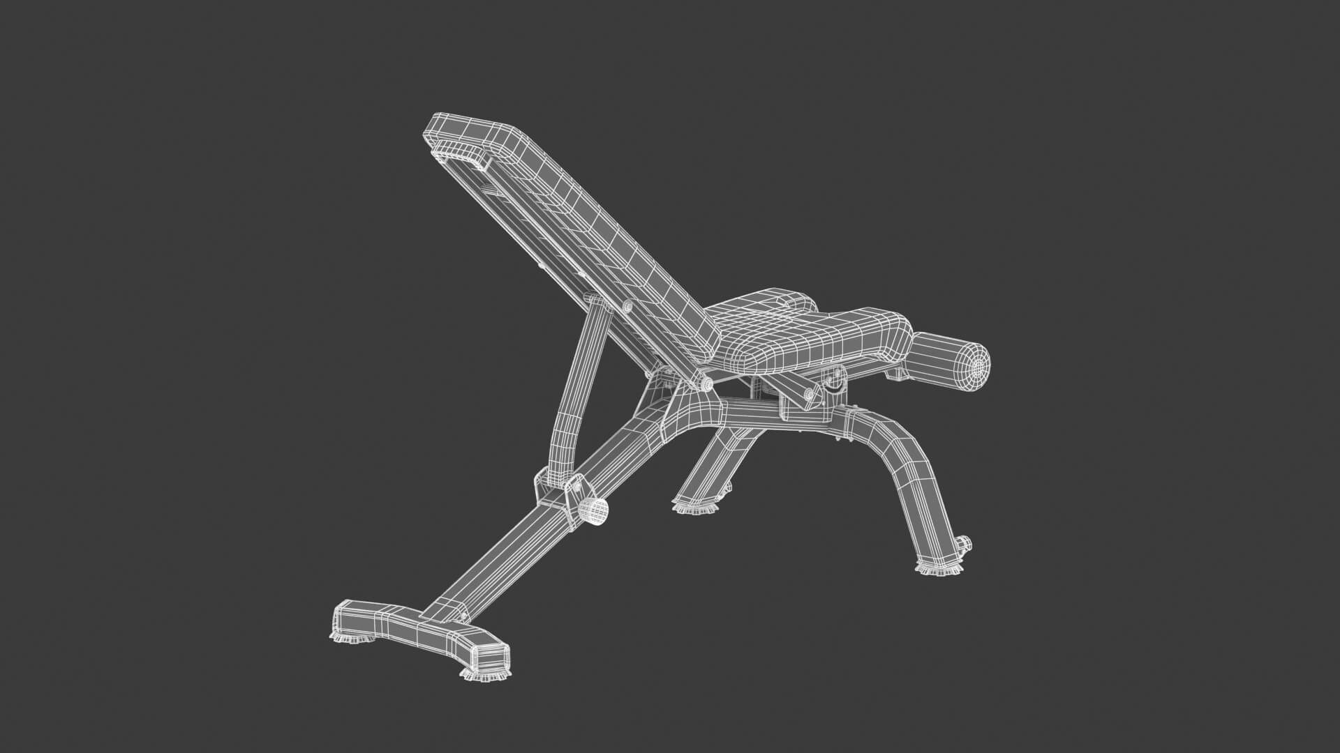 Bowflex 5.1S Stowable Bench - 3D Model by frezzy