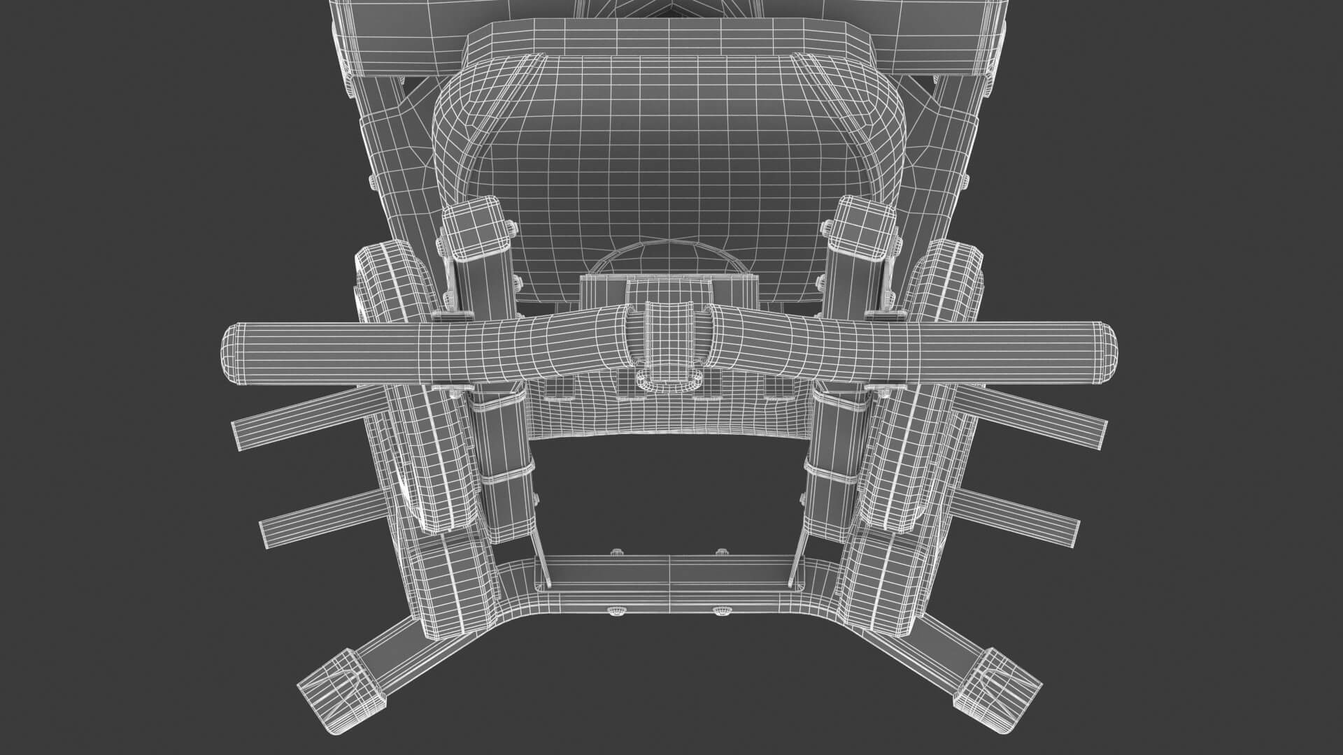 Bowflex Revolution Accessory Rack - 3D Model by frezzy