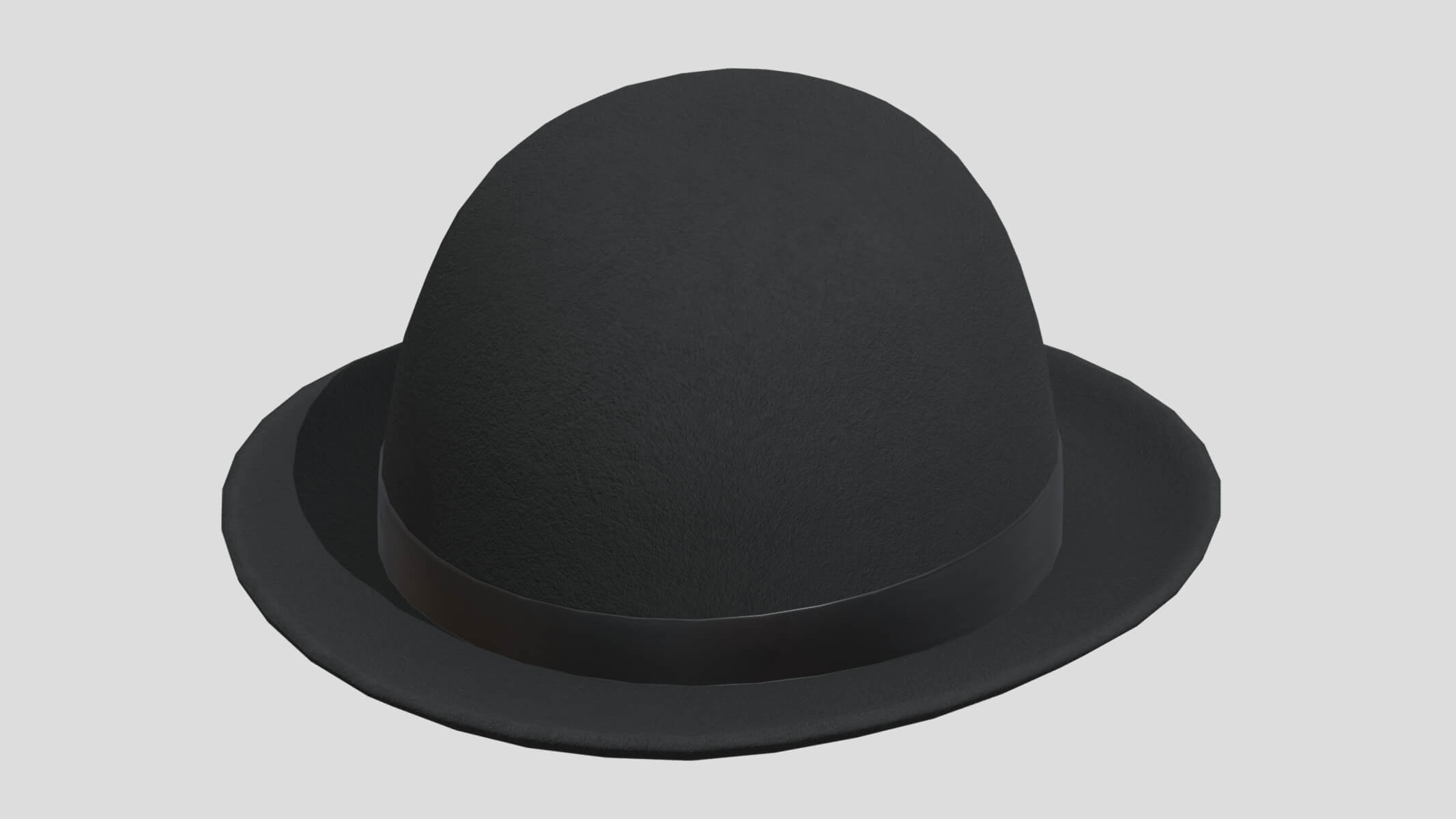 Bowler Hat Low Poly - 3D Model by frezzy