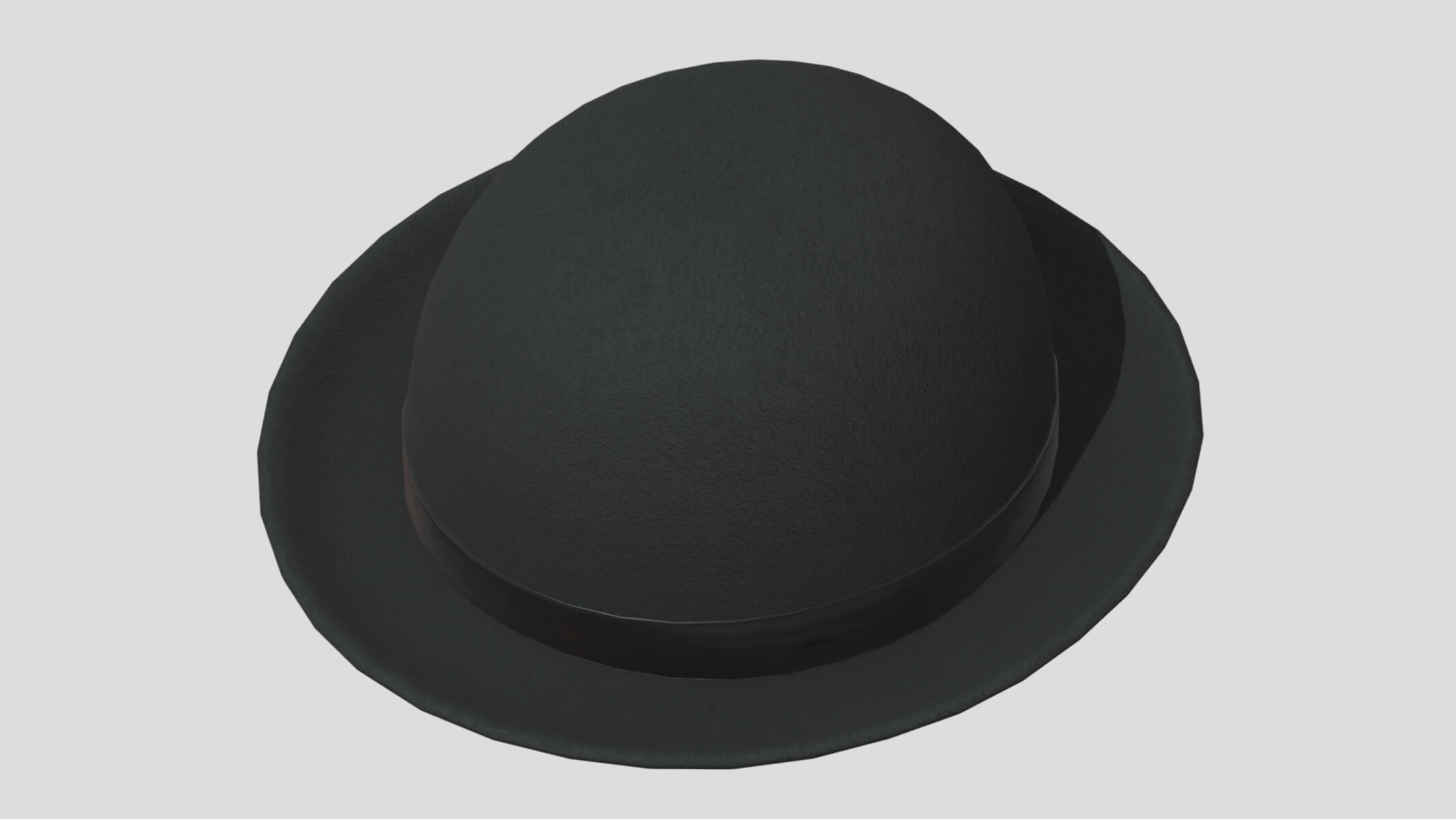 Bowler Hat Low Poly - 3D Model by frezzy