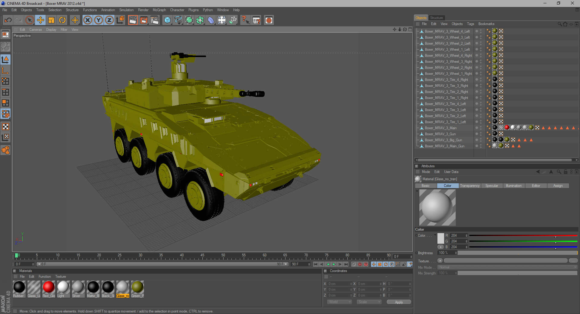 Boxer MRAV - 3D Model by frezzy