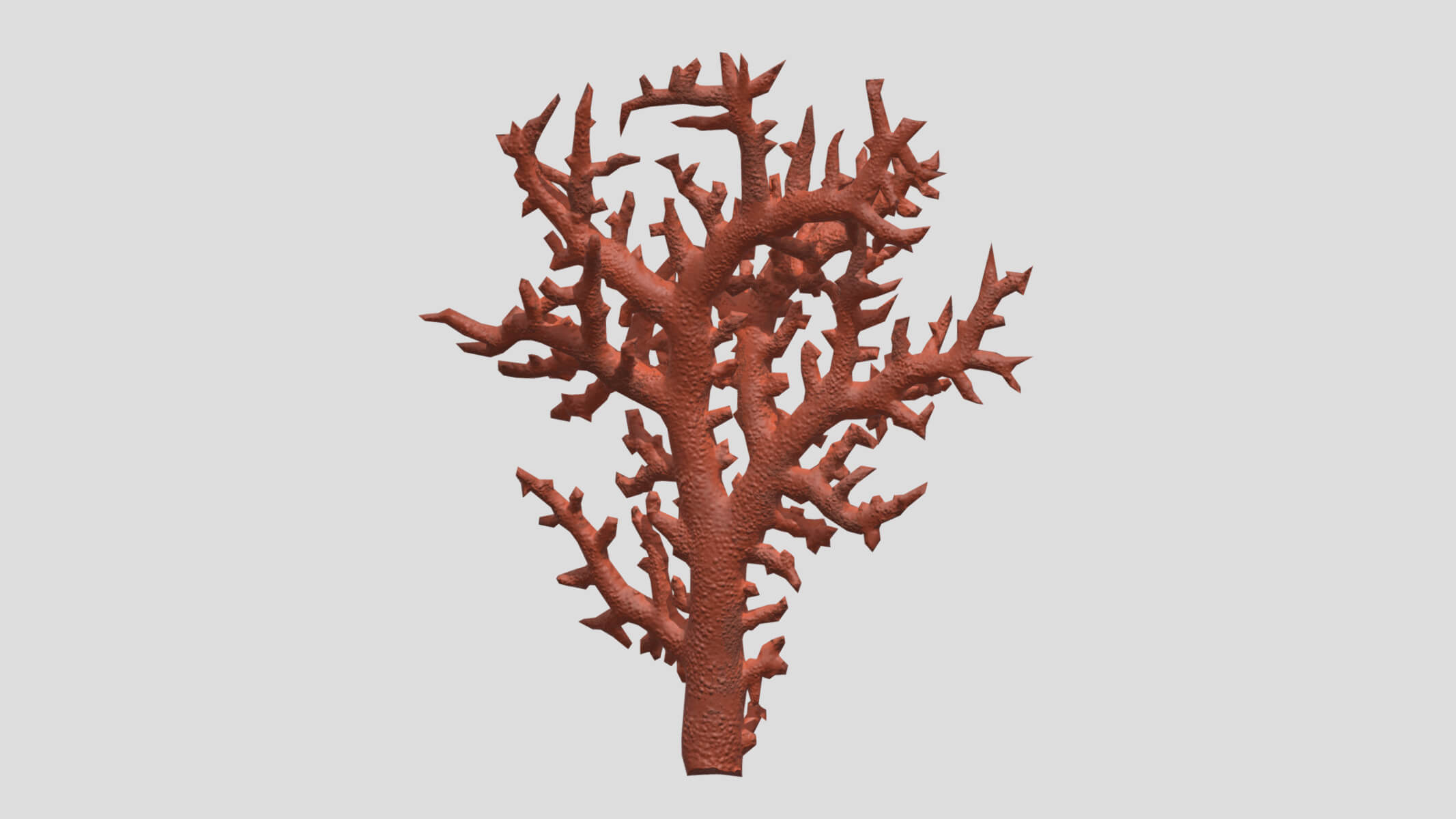 Branch Coral Low Poly - 3D Model by frezzy