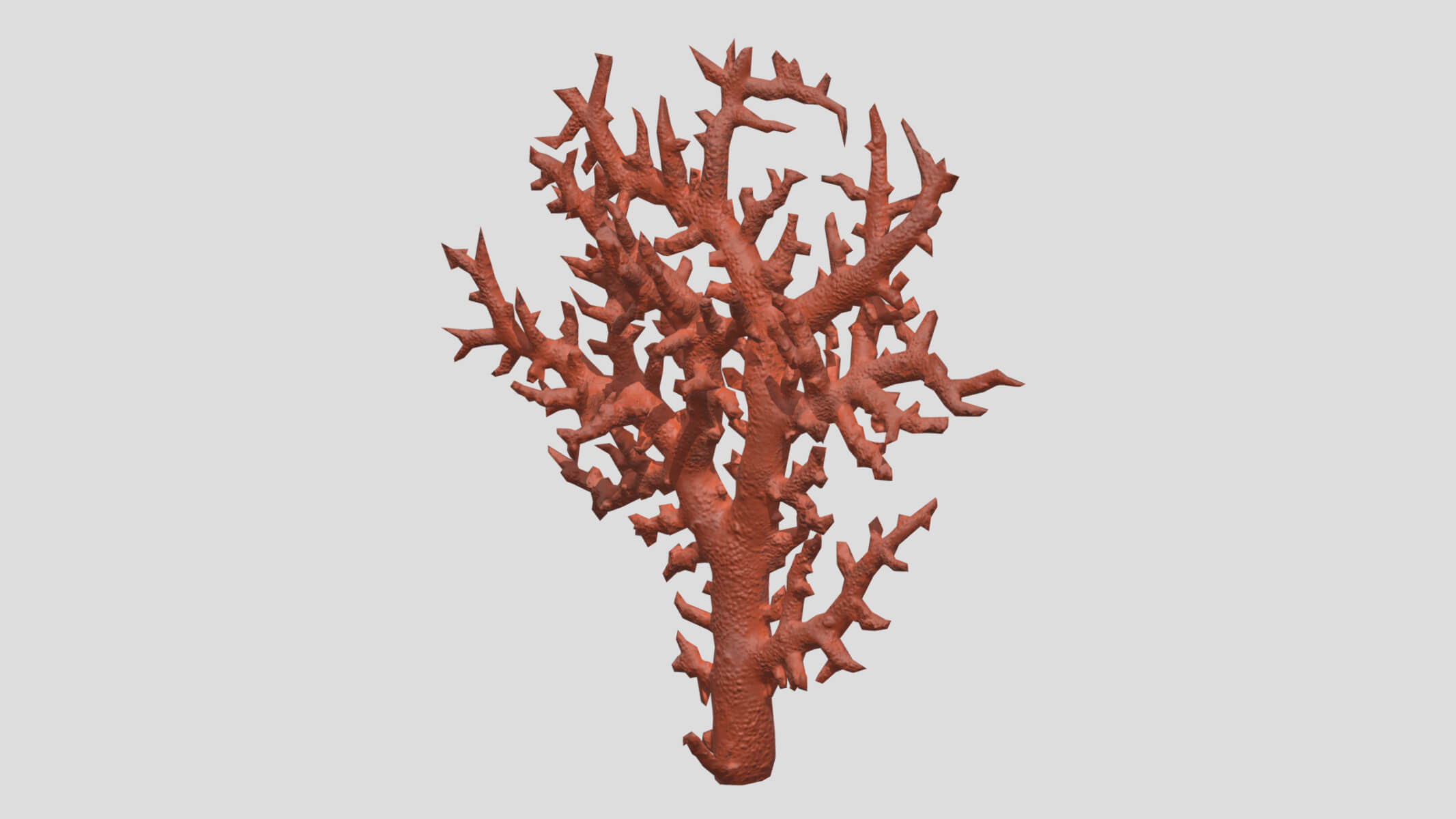 Branch Coral Low Poly - 3D Model by frezzy