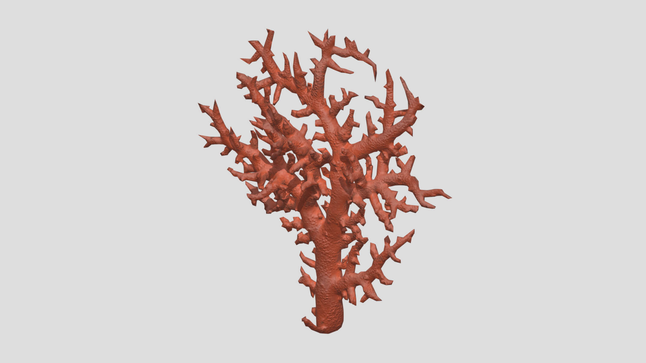 Branch Coral Low Poly - 3D Model by frezzy
