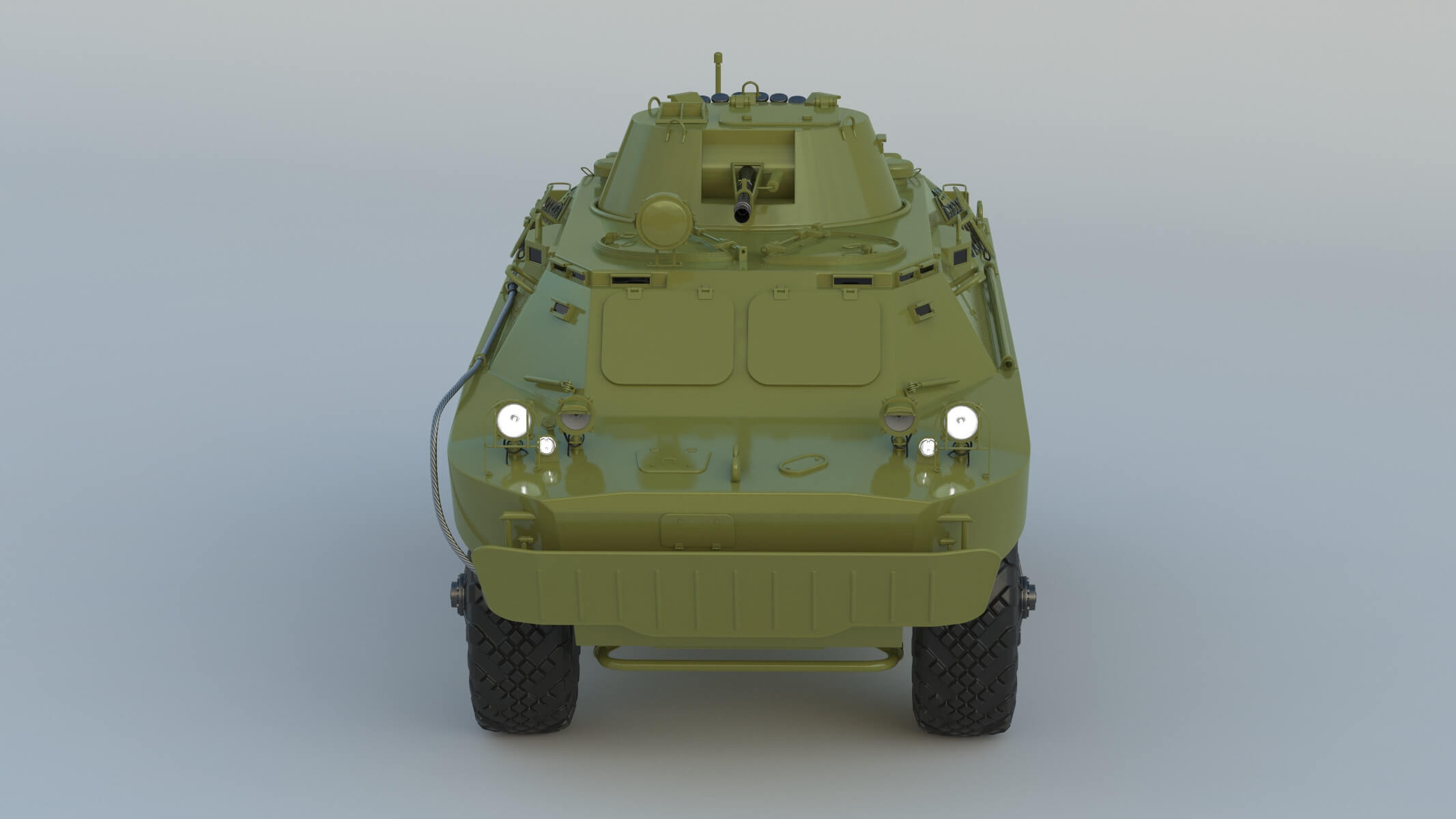 BRDM-2 3D Model by frezzy
