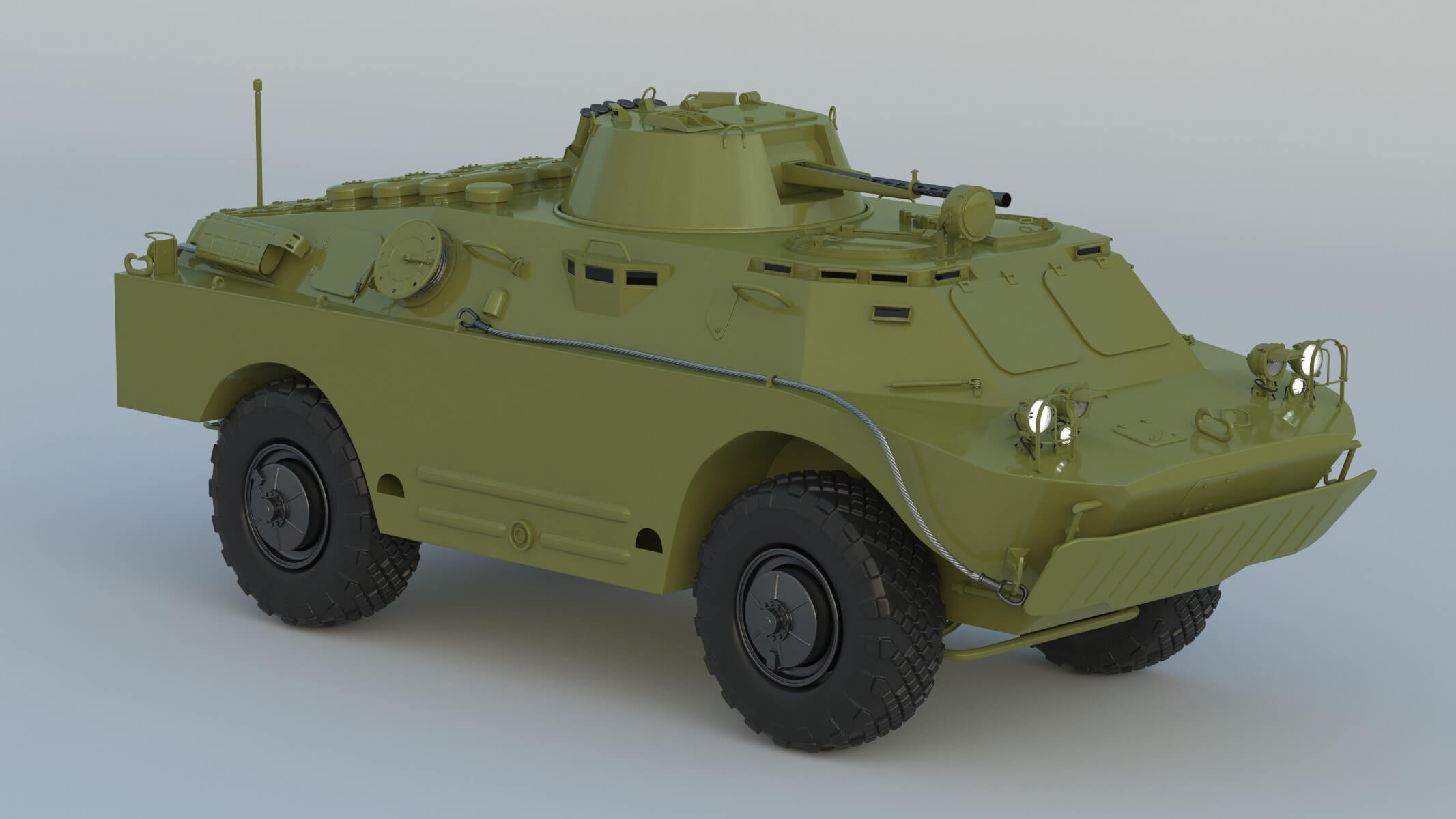 BRDM-2 3D Model by frezzy