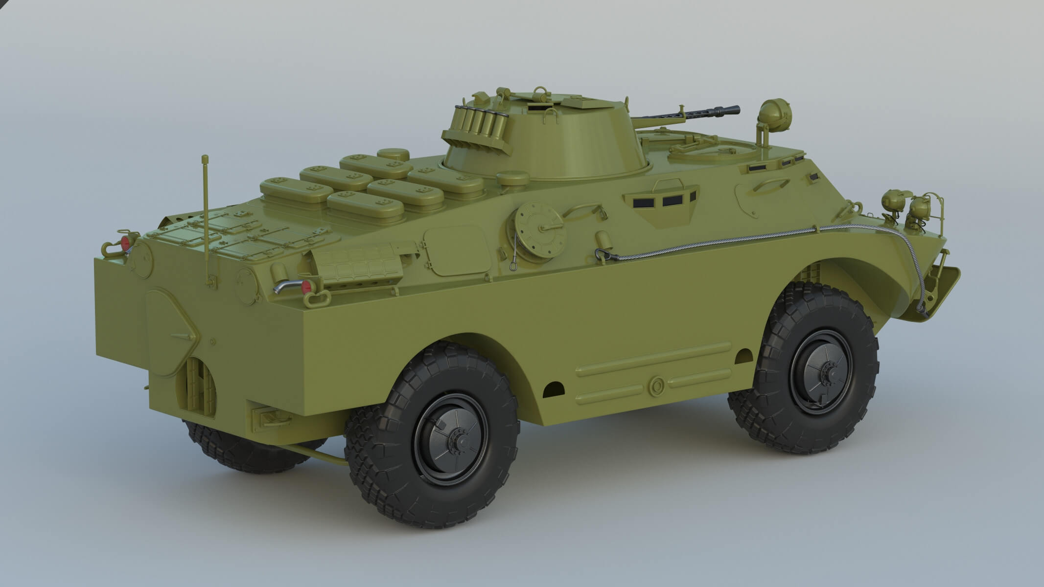 BRDM-2 3D Model by frezzy