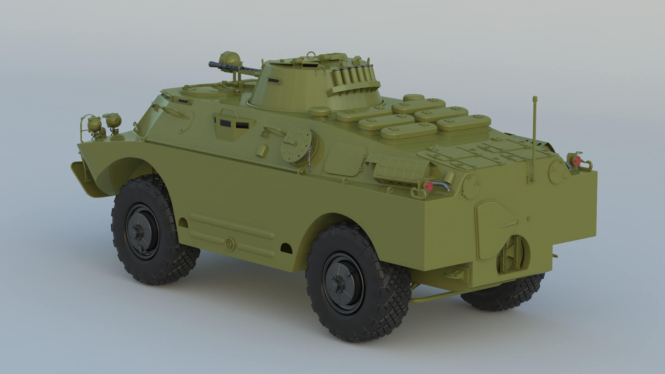 BRDM-2 3D Model by frezzy